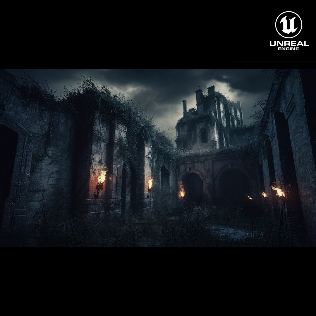 ArtStation - Spooky Castle