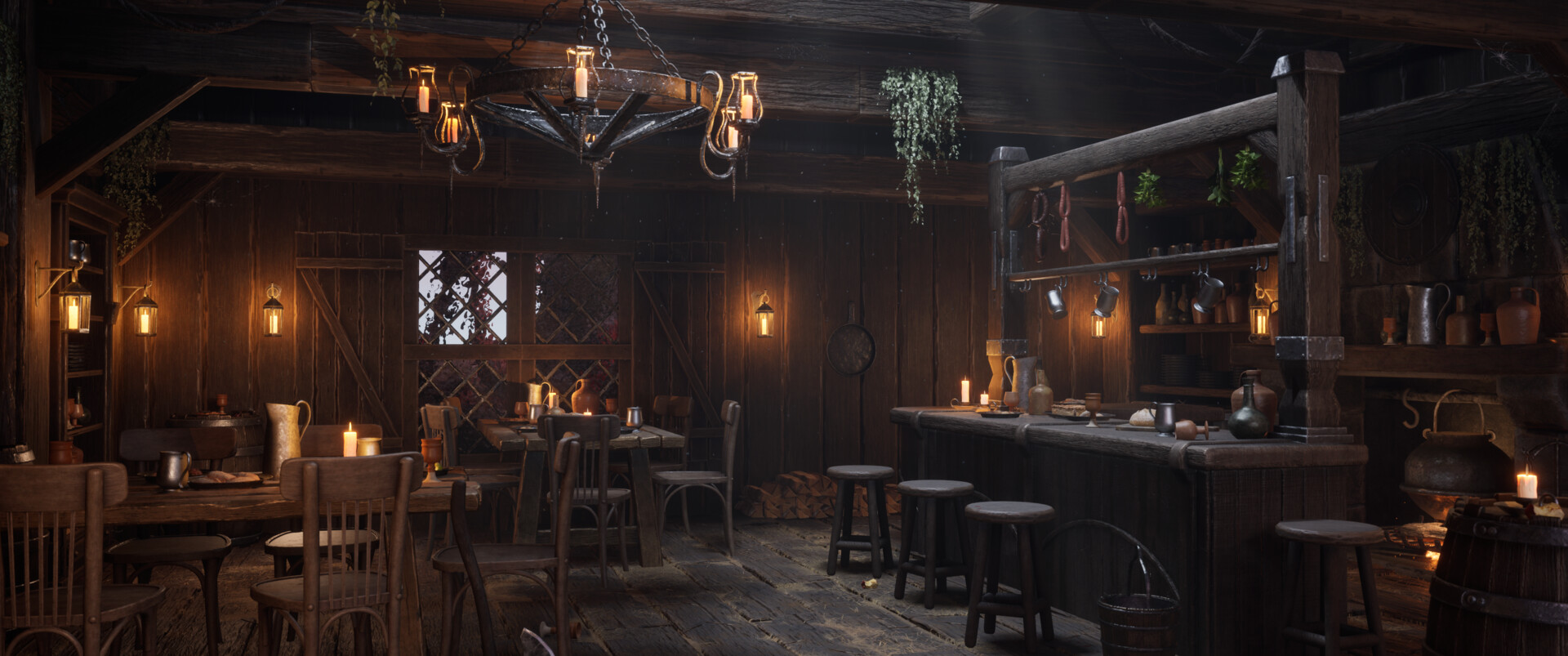 ArtStation - Warm Tavern