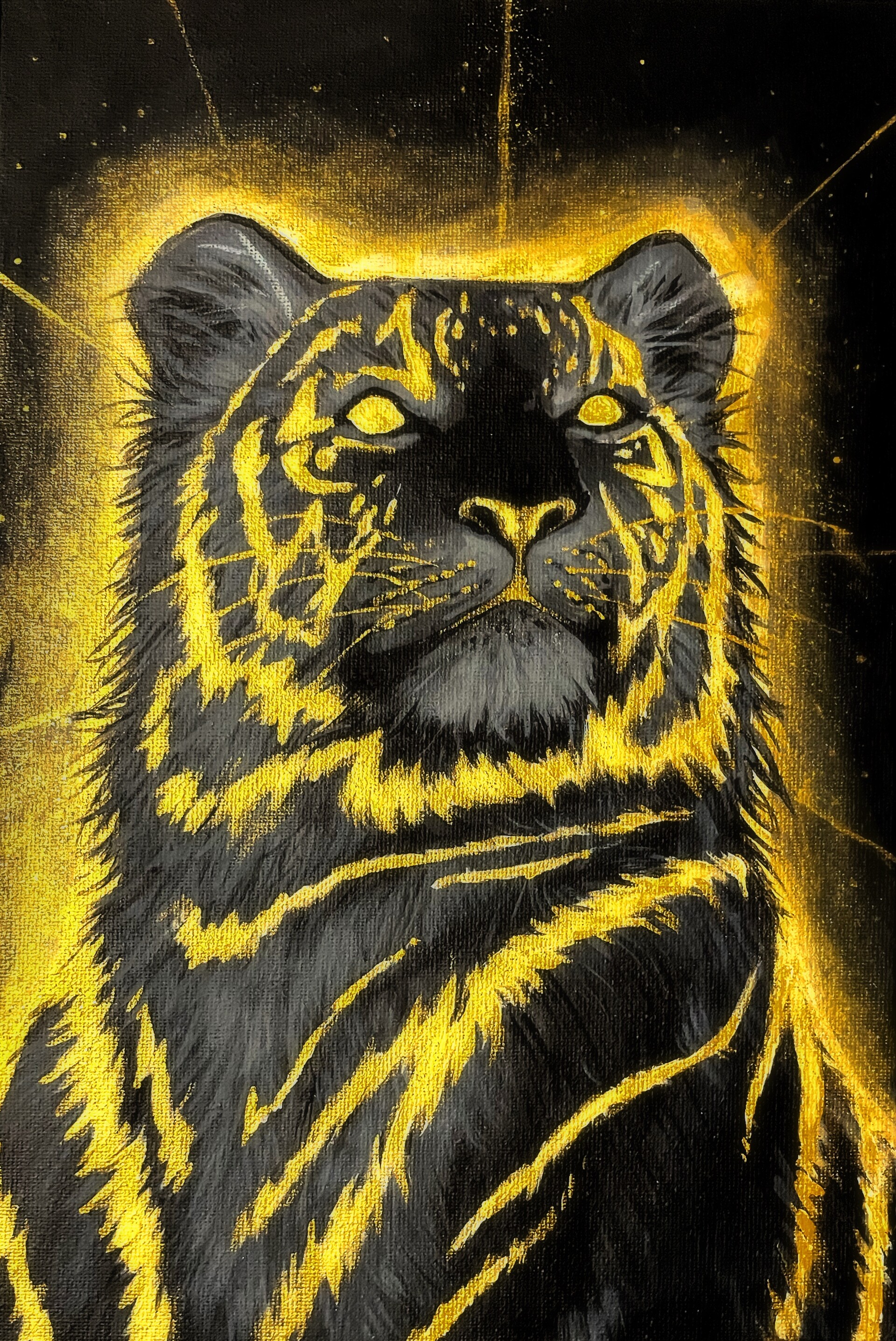 ArtStation - golden tiger