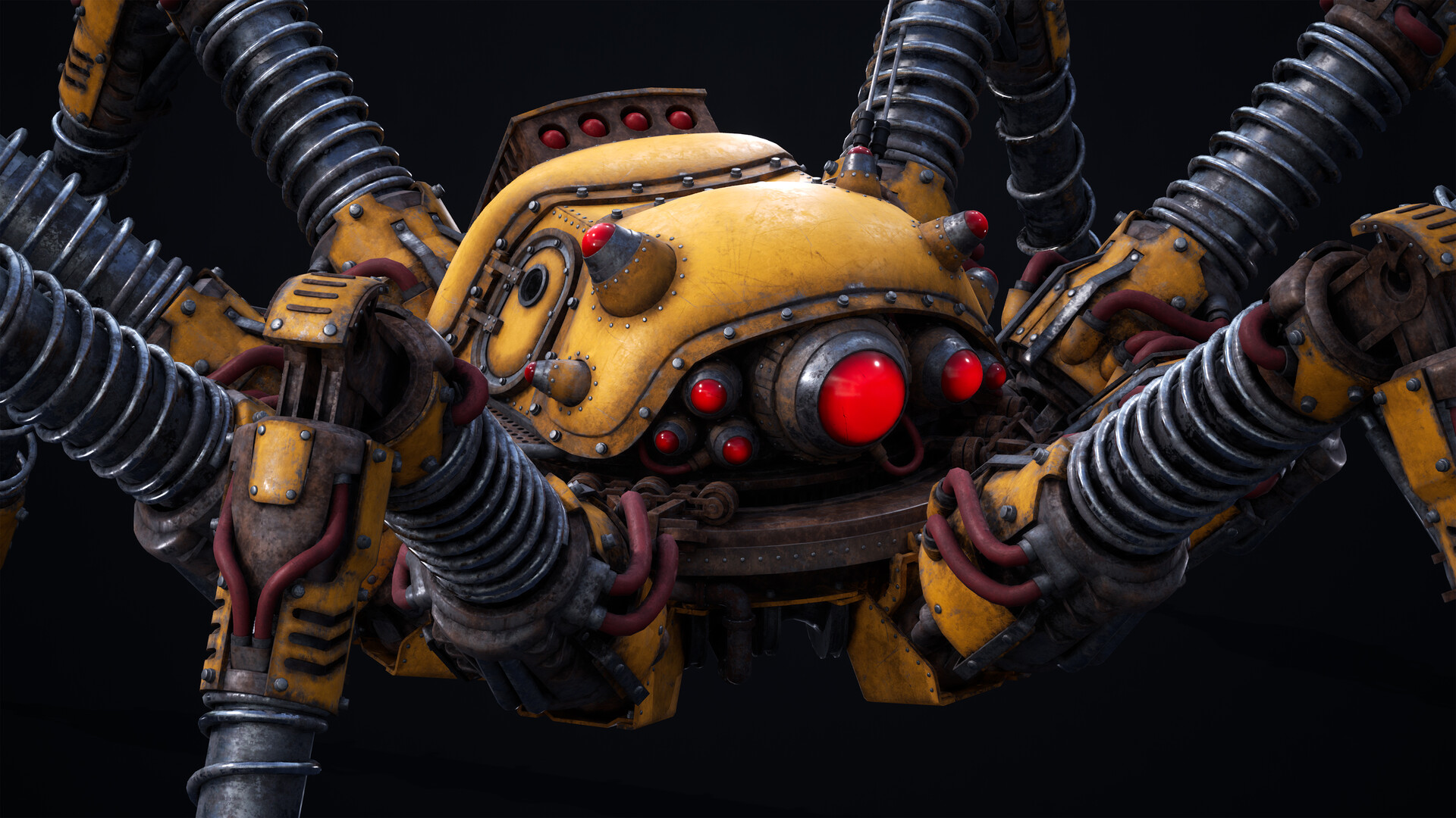 ArtStation - Spidertron from Factorio