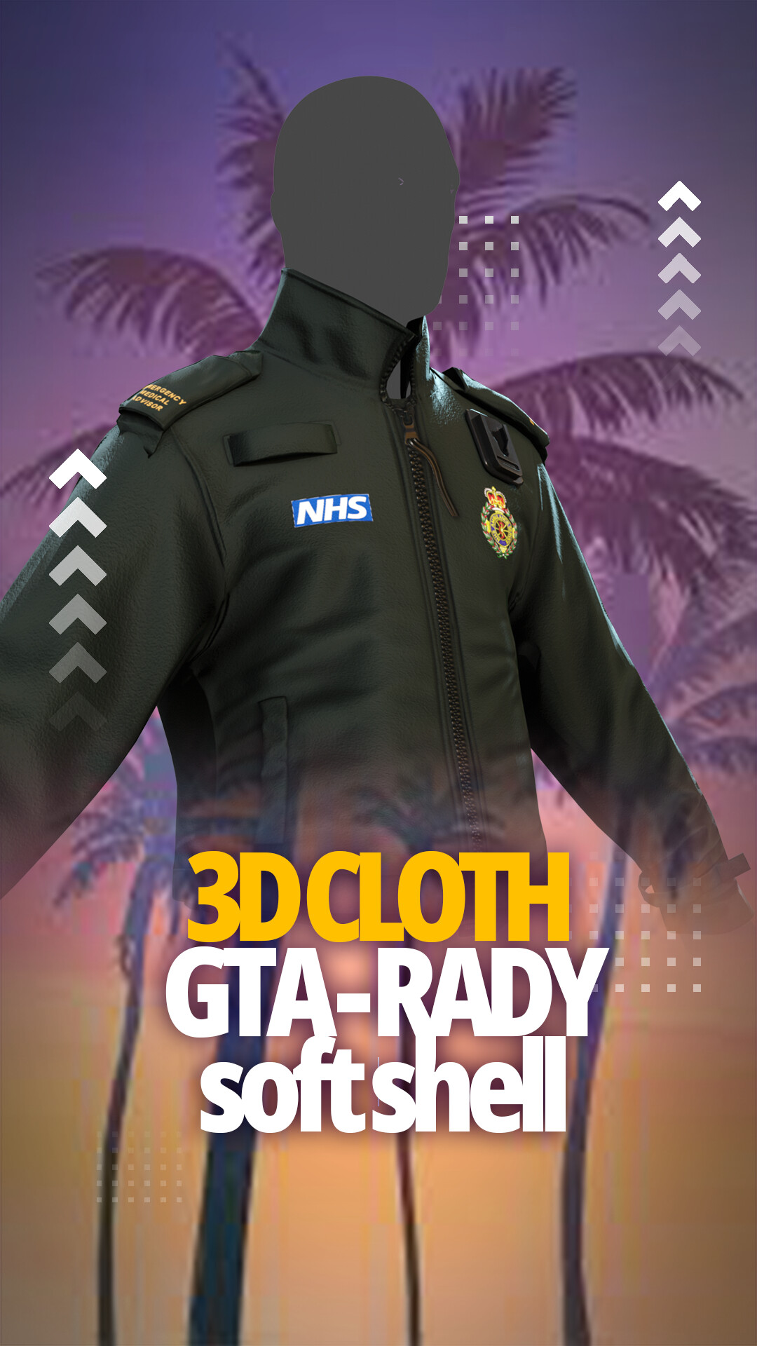 ArtStation - ambulance softshell london Outfit / for GTA FiveM / unreal ...