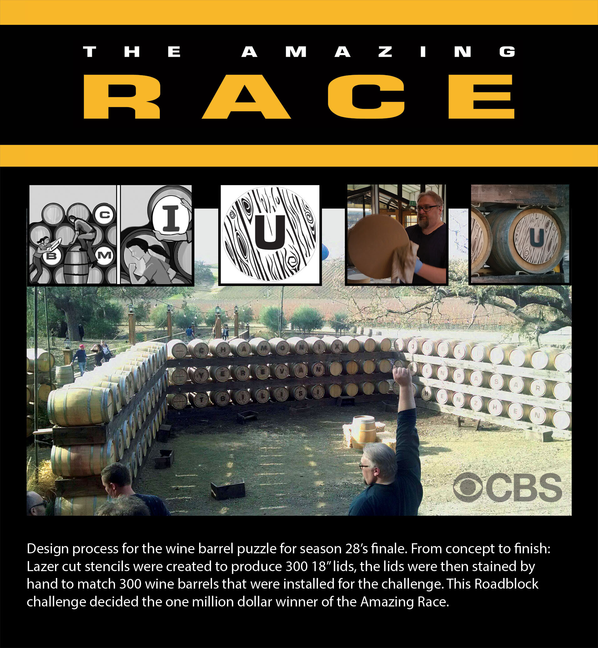 Brian Ulrich Graphic Design - The Amazing Race, CBS