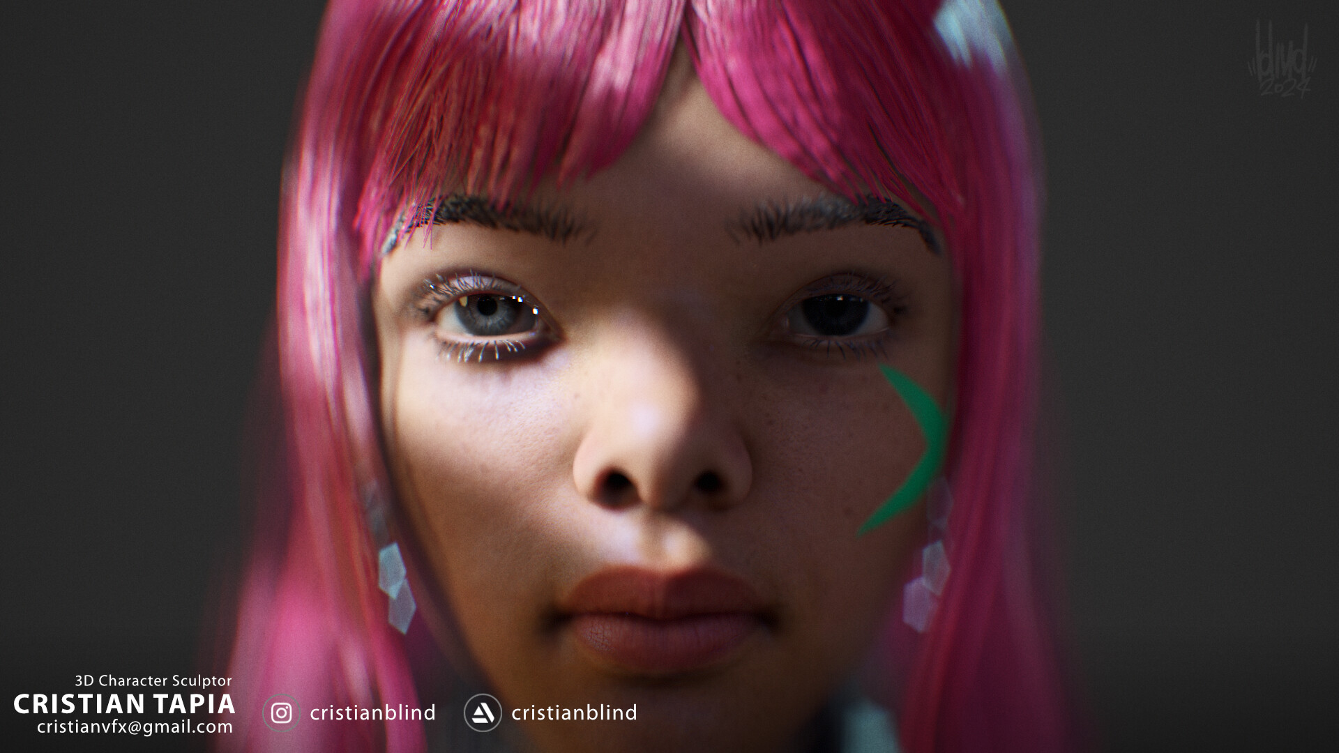 Cristian Tapia - Real-Time Female Head