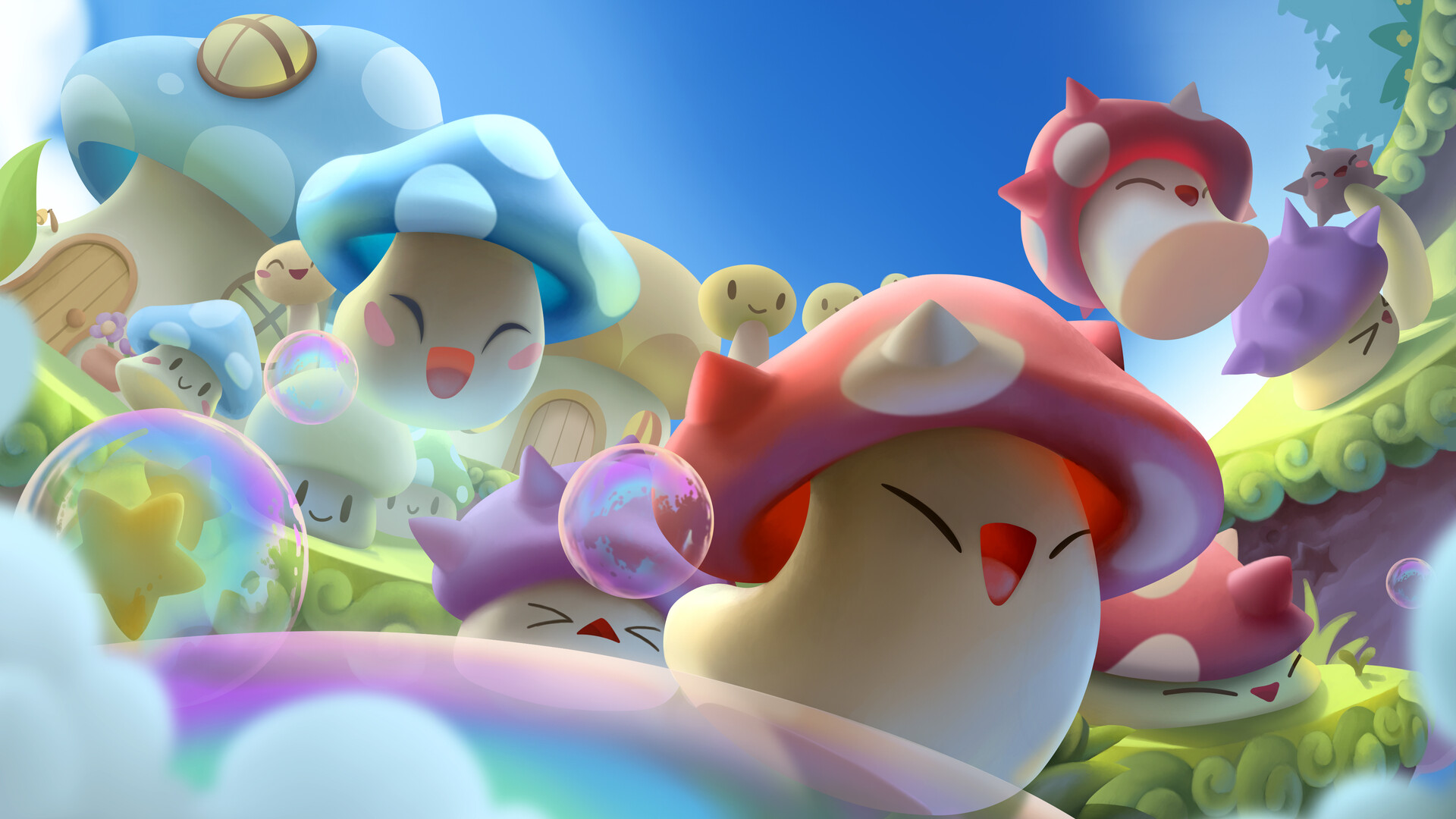 ArtStation - March of Shrooms Key Art