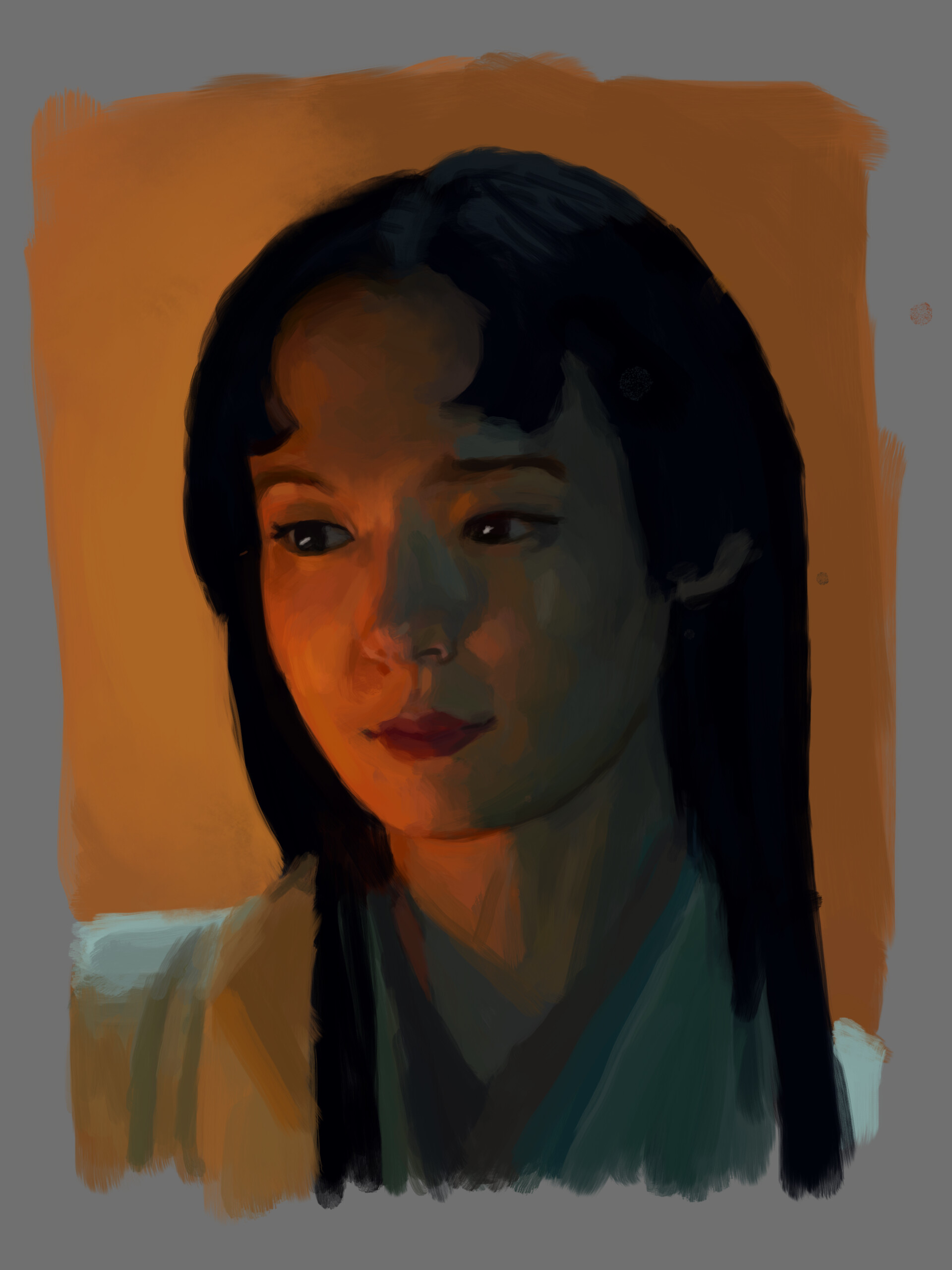 ArtStation - Usami Fuji portrait