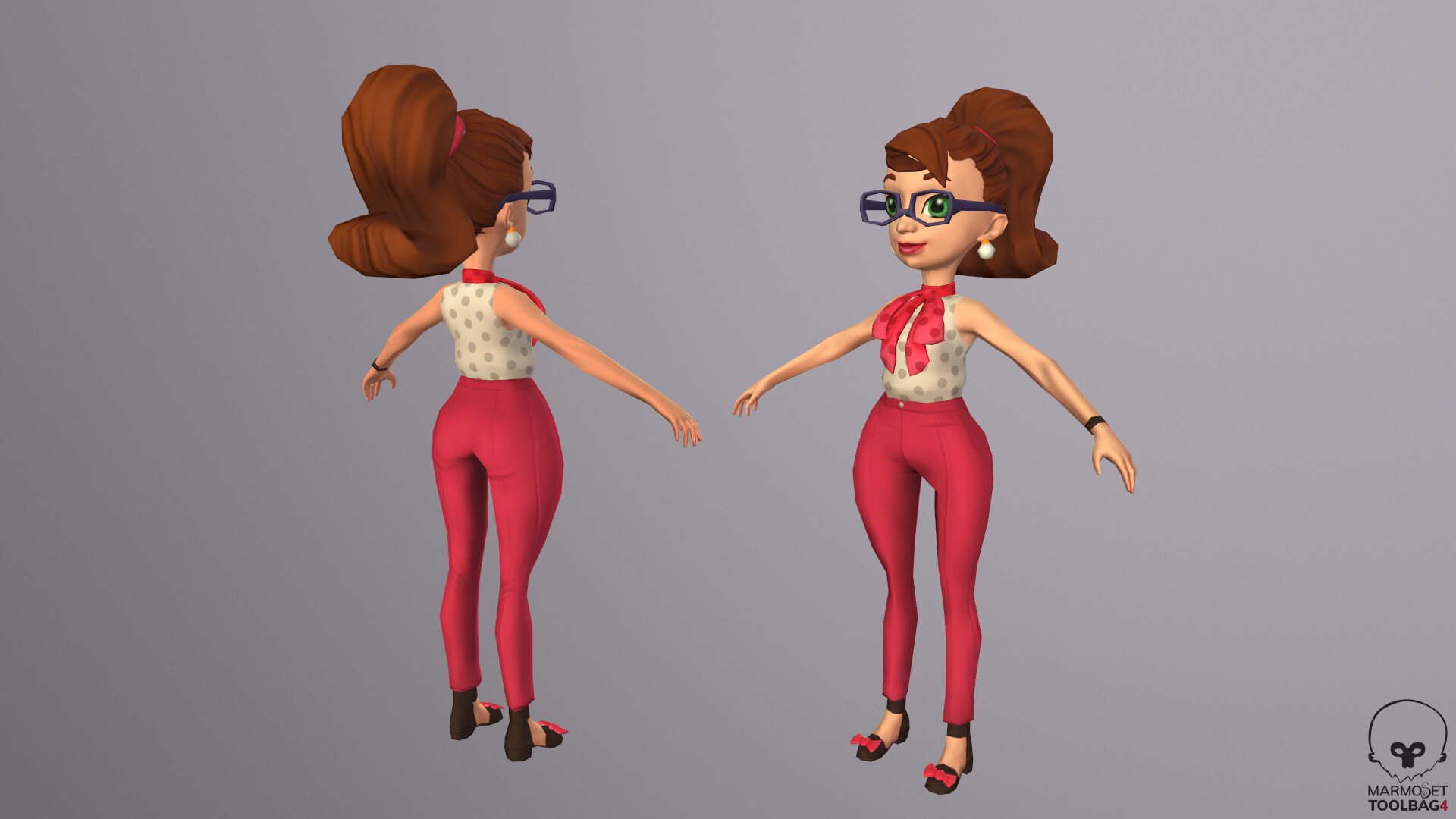 ArtStation - Model for Retro Stryle Games