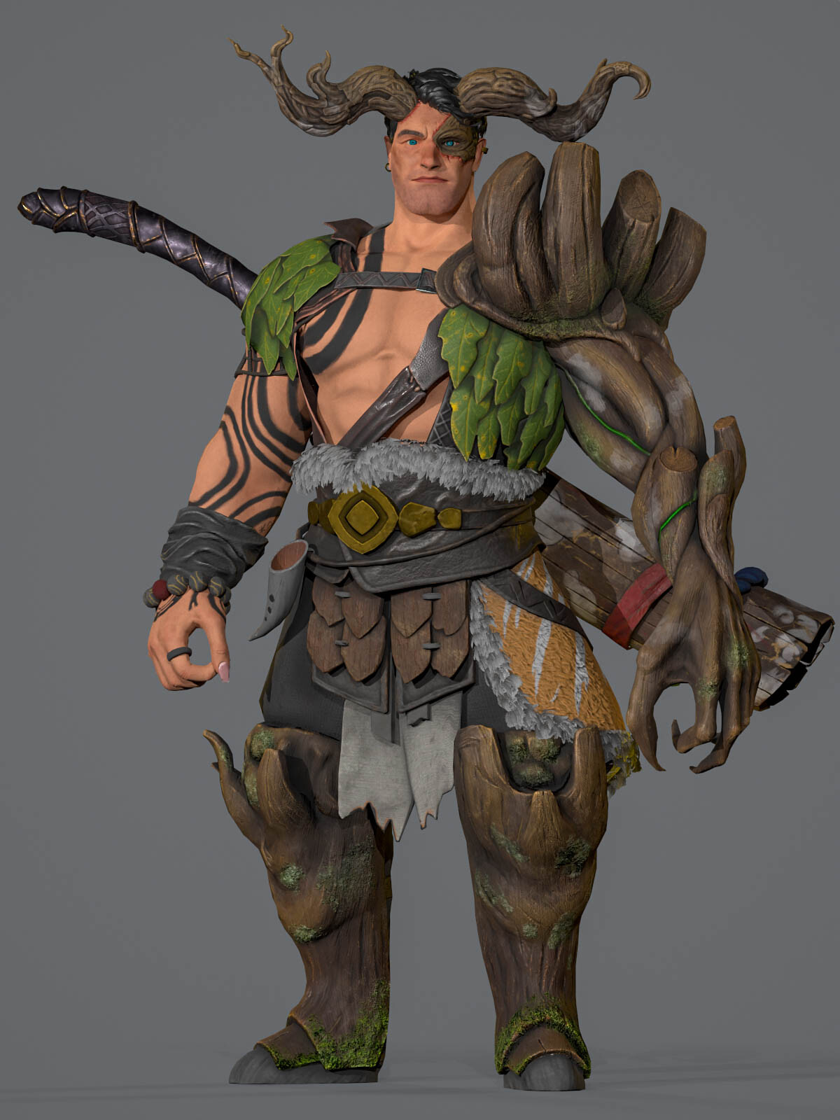 ArtStation - Ancient Nature Warrior