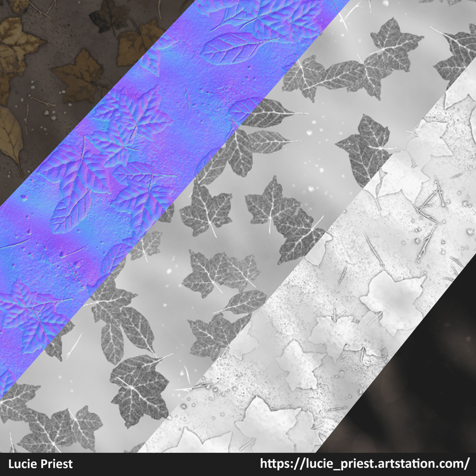 Lucie Priest - Leaf Ground Material