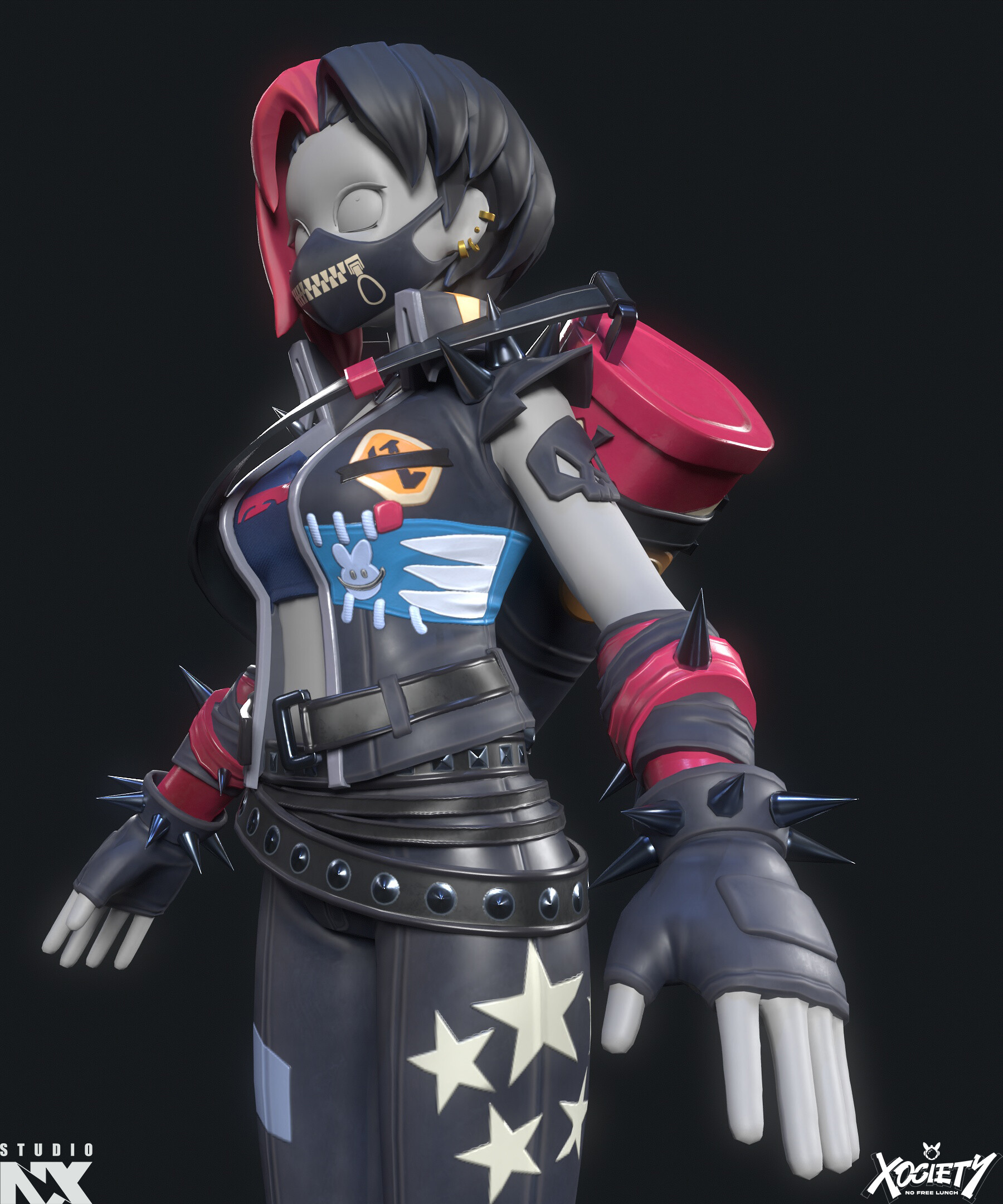 StudioNX - Xociety Funky Black Female