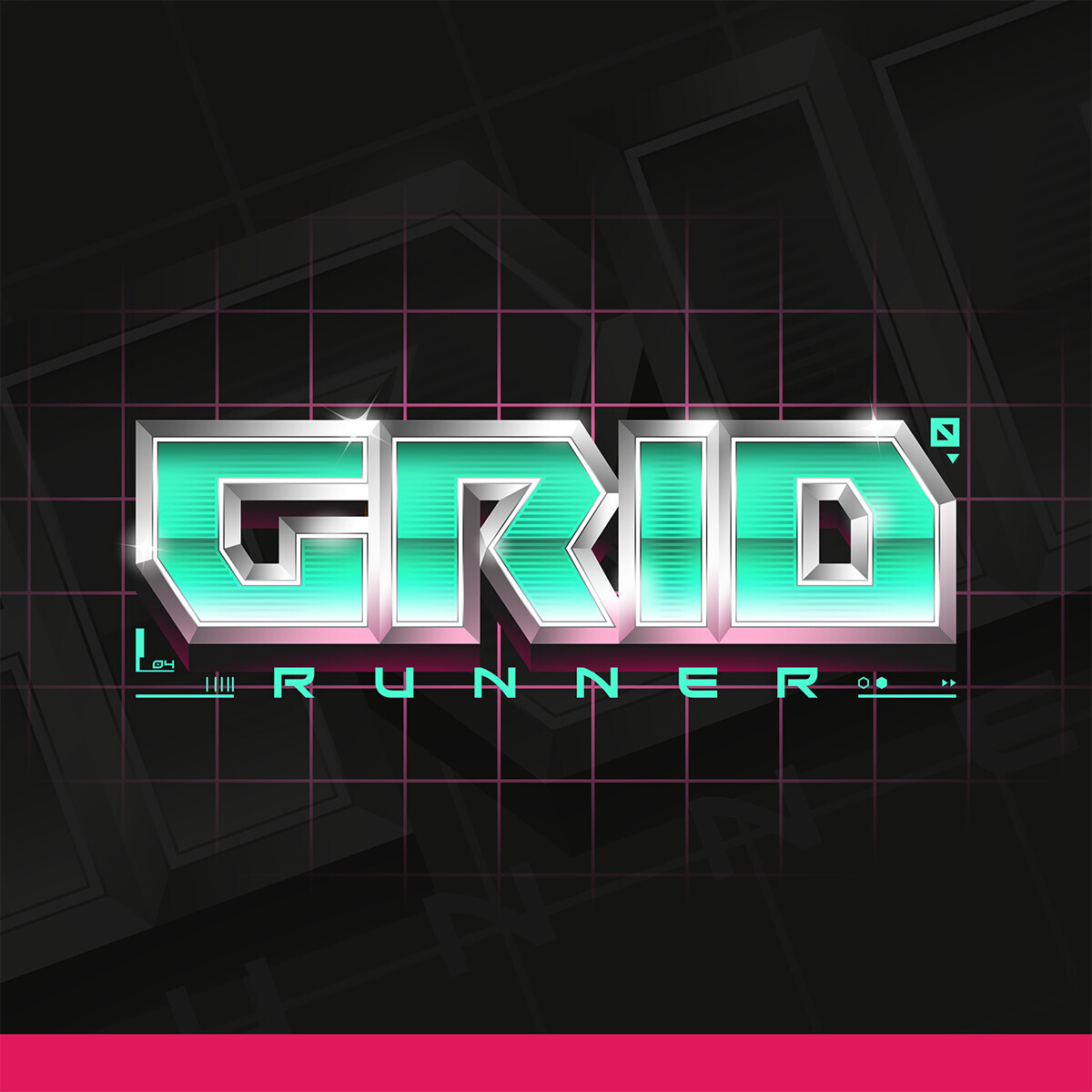 ArtStation - Grid Runner Logo Design