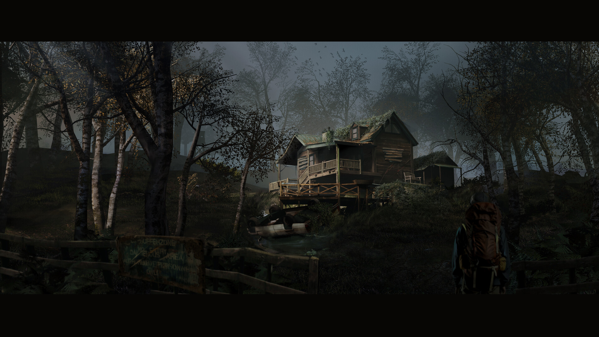 ArtStation - Abandoned cabin in the woods