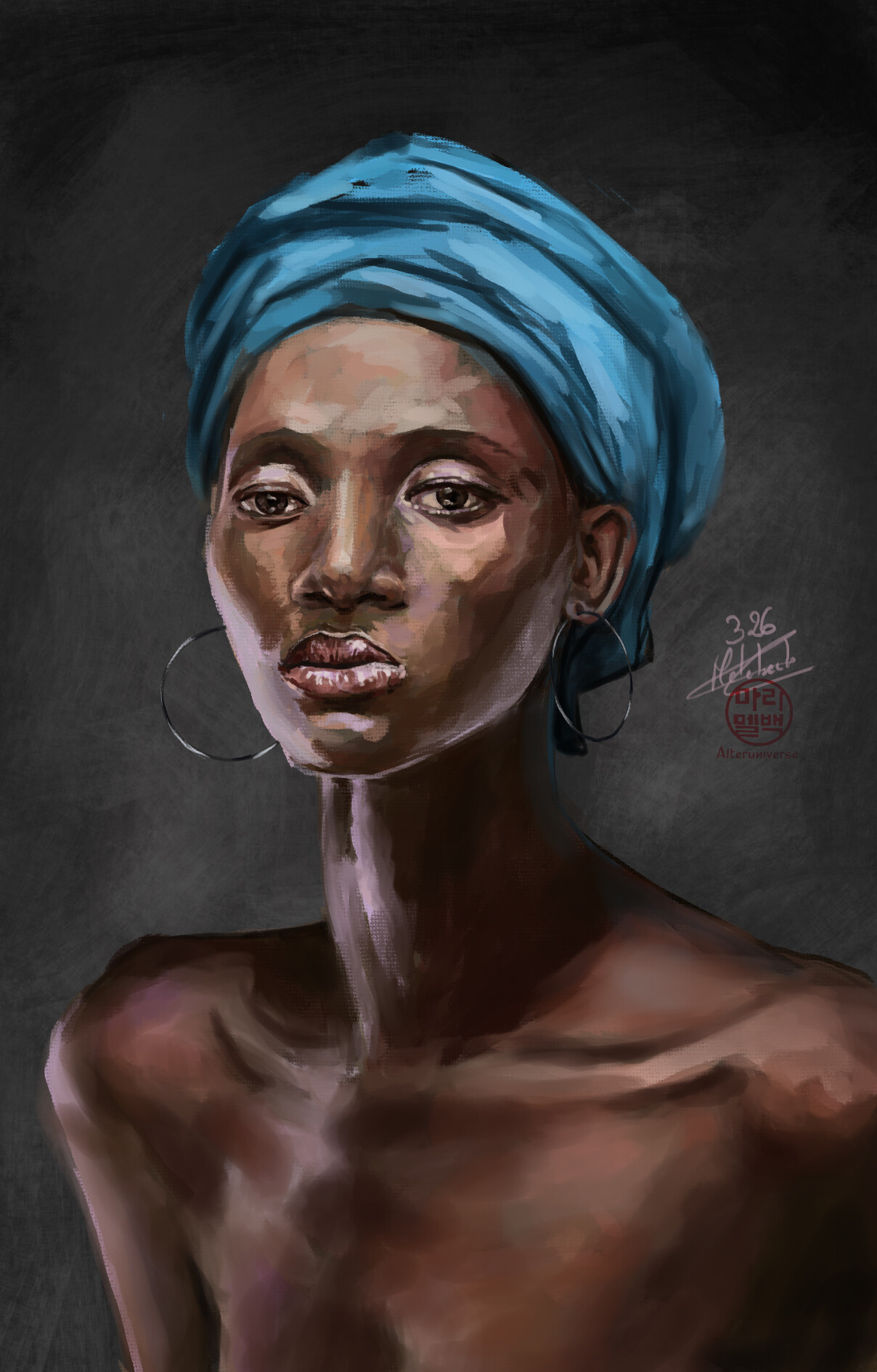 ArtStation - Etude de portrait n°326