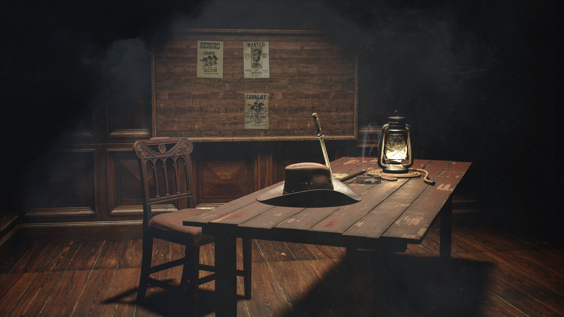 ArtStation - Sheriff's desk