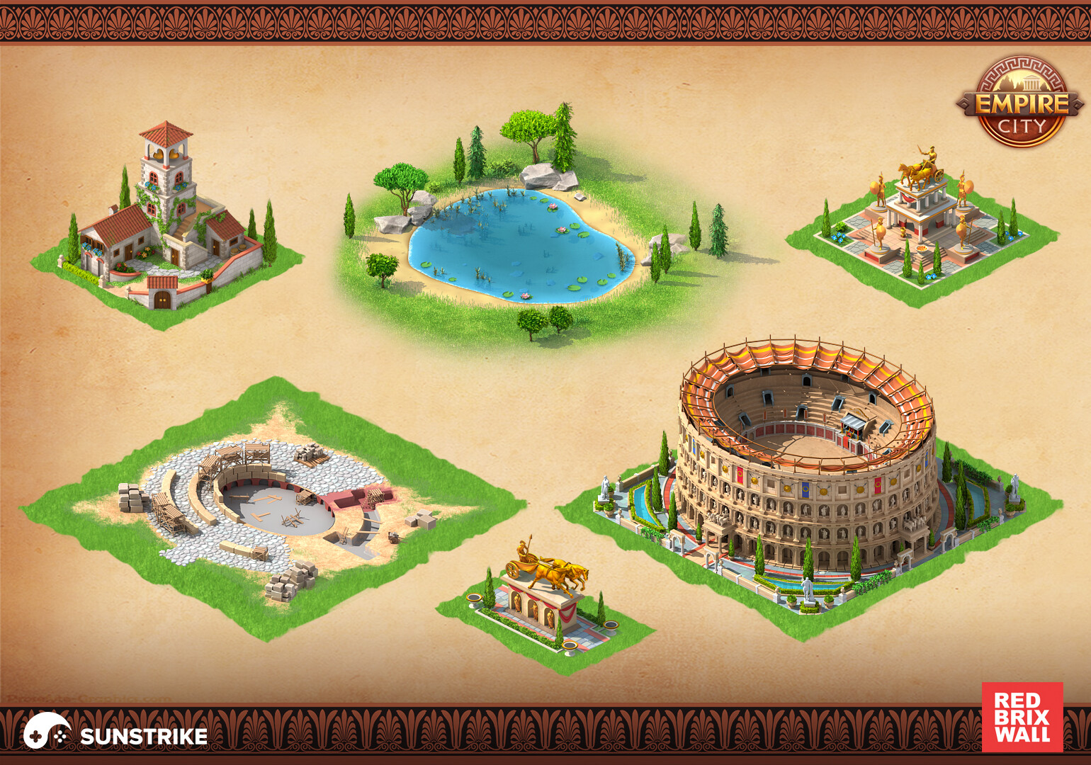 SunStrike Studios - Empire City Buildings