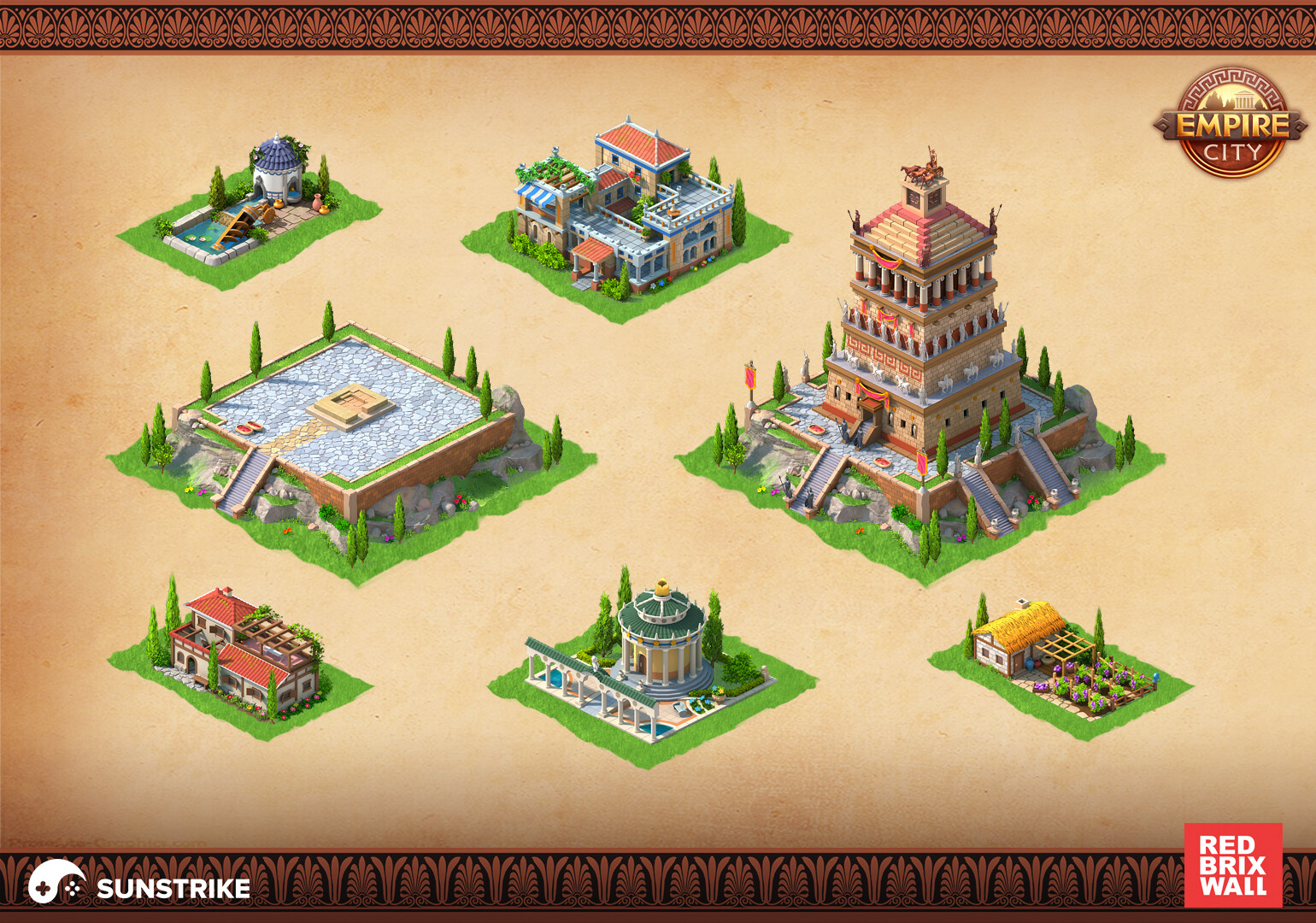 SunStrike Studios - Empire City Buildings