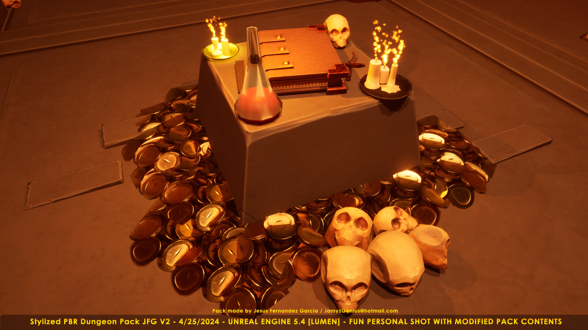 ArtStation - Stylized Gold Coins [PBR] JFG