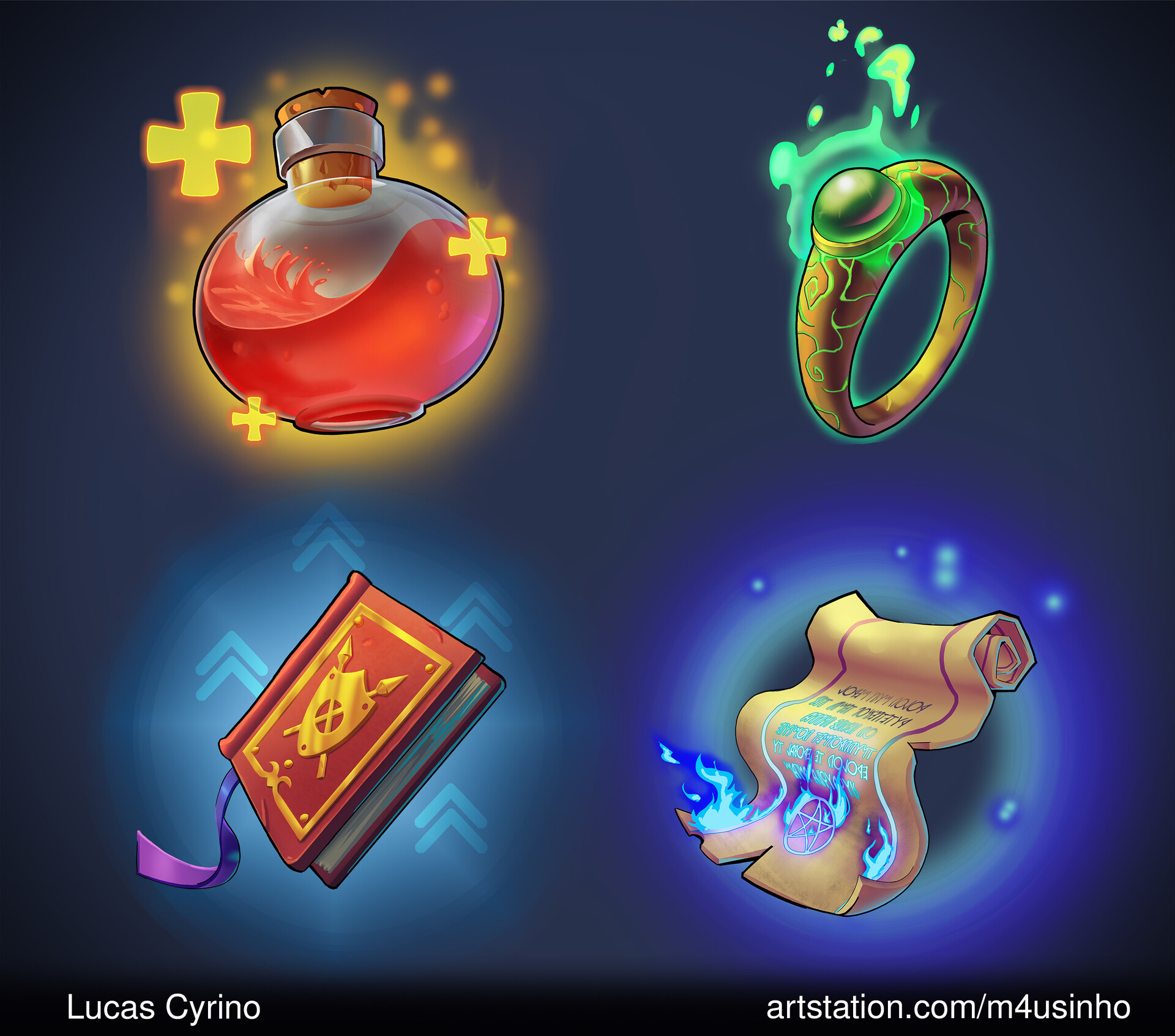 ArtStation - UI Icons Props