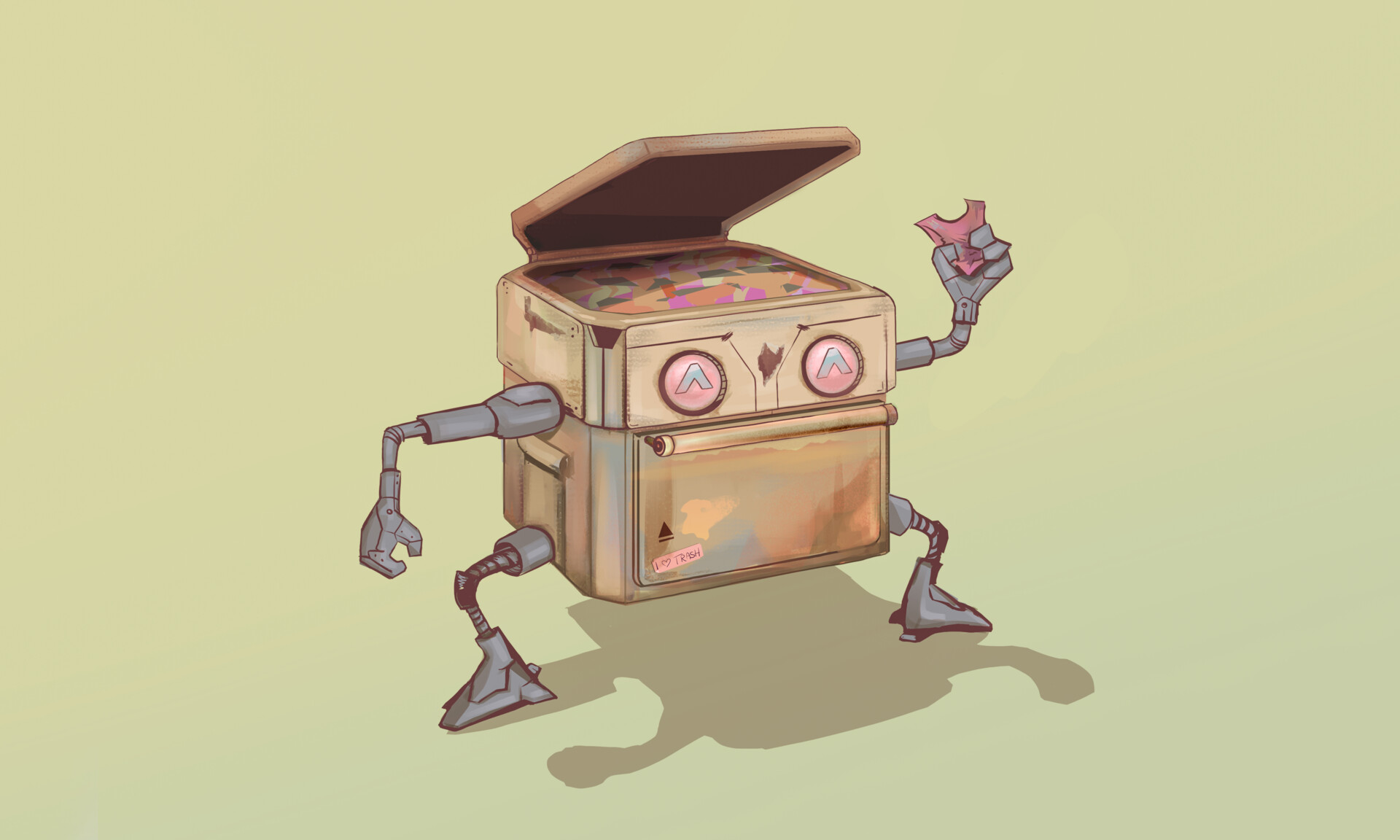 ArtStation - little trash robot