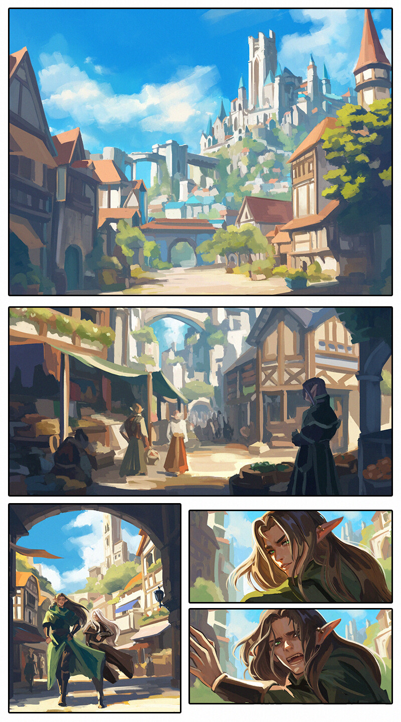 ArtStation - Comic. Freedom is a state of mind