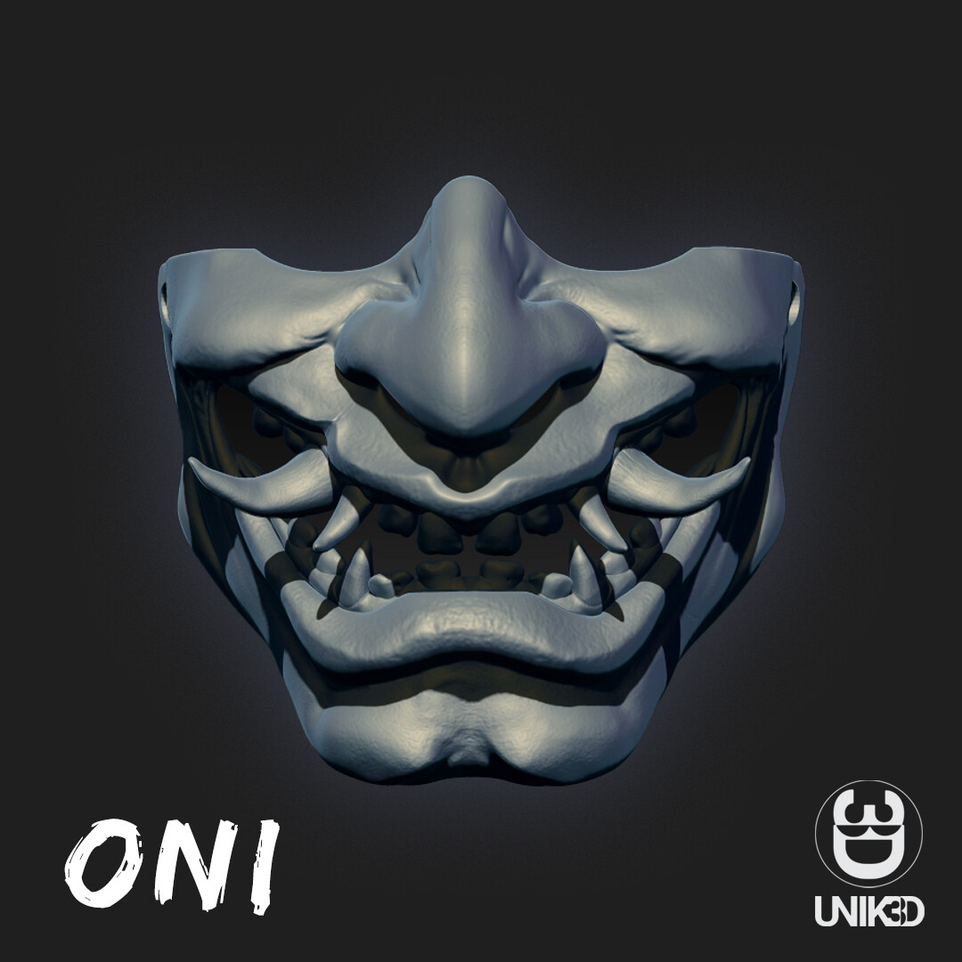 ArtStation - Oni Mask