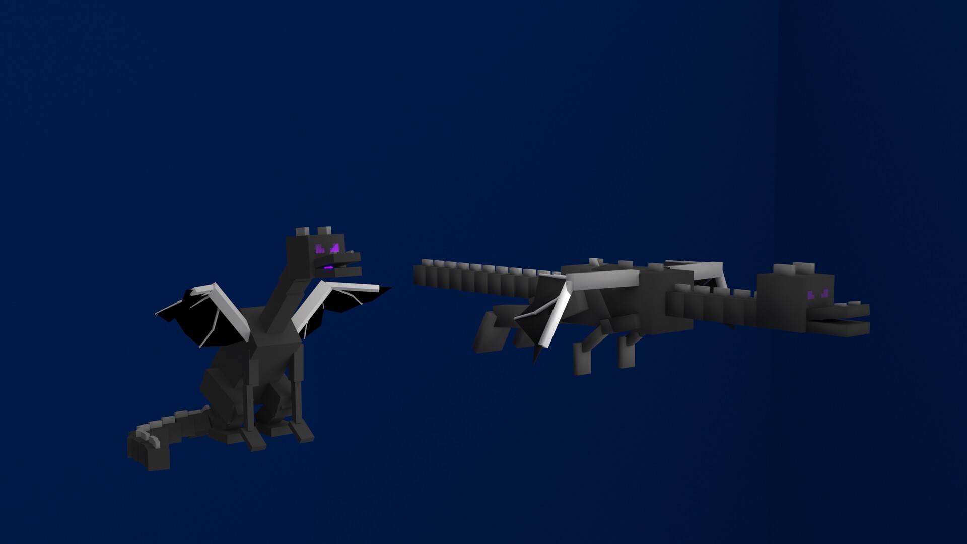 ArtStation - Minecraft Dragons