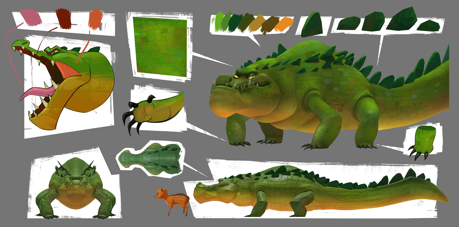 Zainal Danial - DONGENG SANG KANCIL CHARACTER DESIGNS