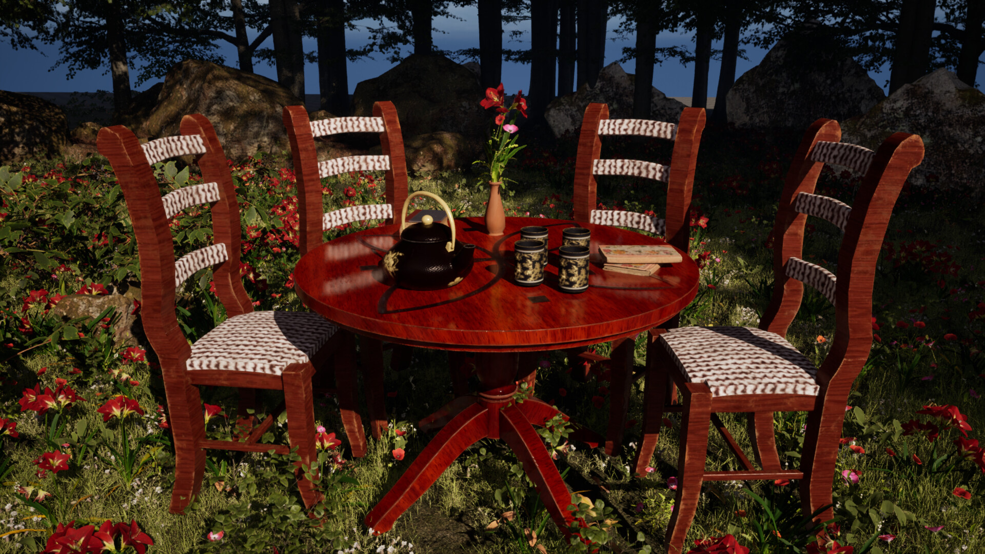 ArtStation - classic wooden Forest Feast