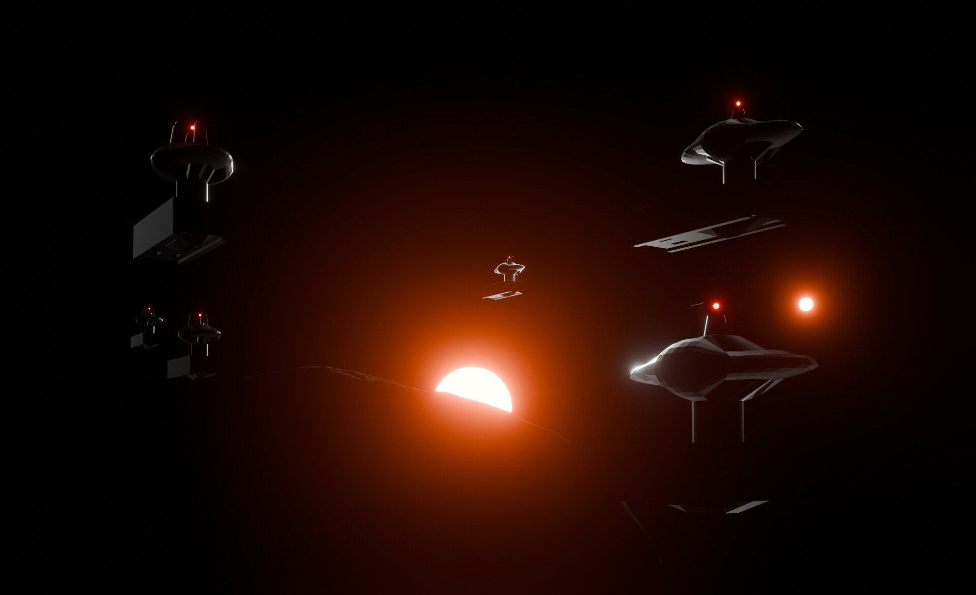 ArtStation - helldiver inspired scene made in blender