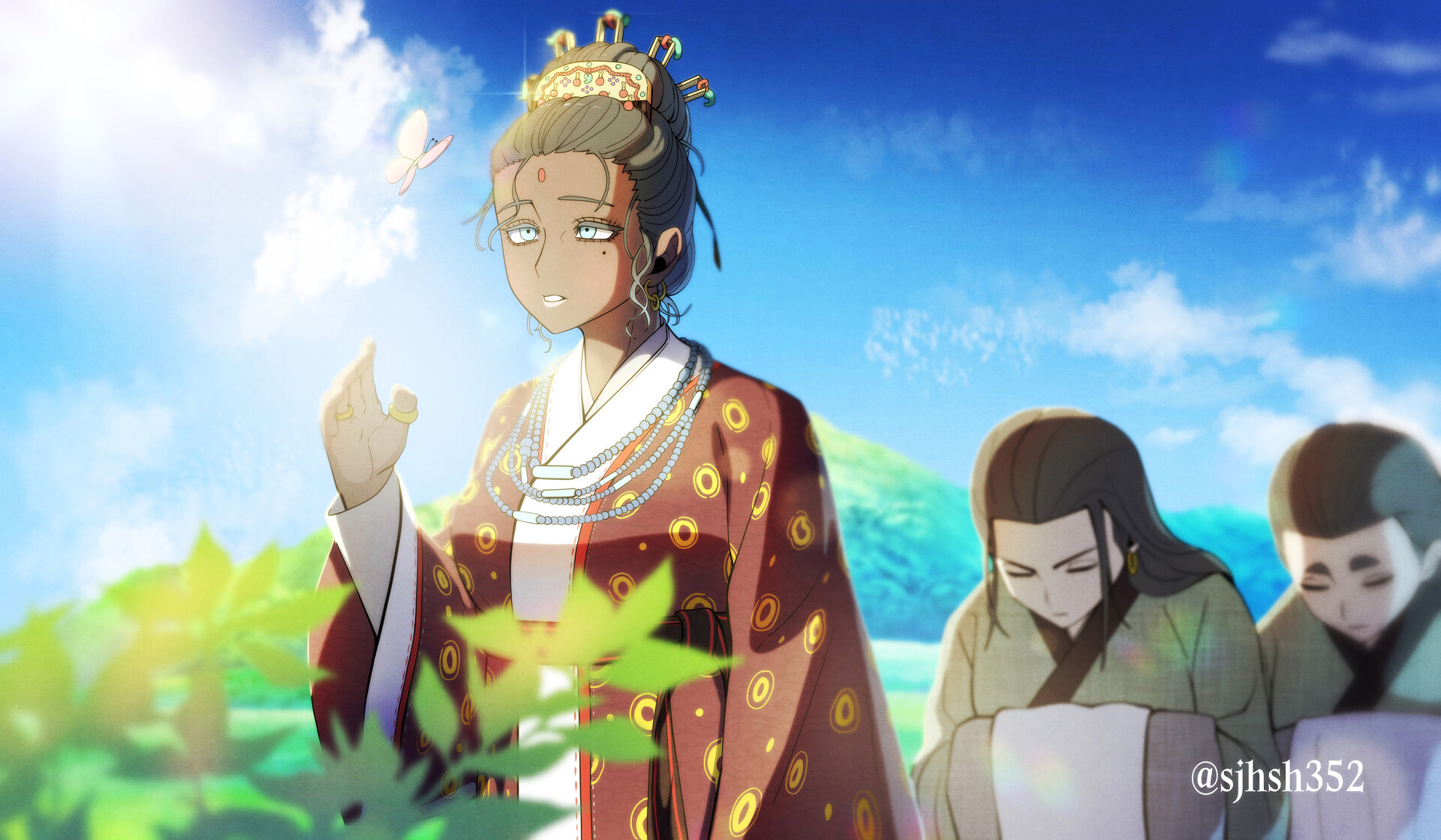 ArtStation - Heo Hwang-ok, the first queen of Geumgwan Gaya