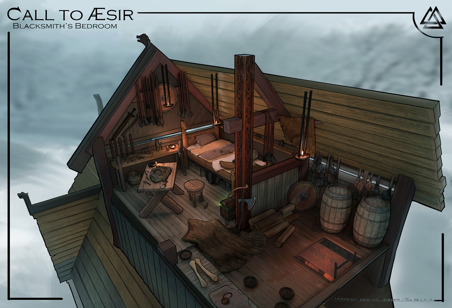 ArtStation - Call to Æsir - Blacksmith's Shop