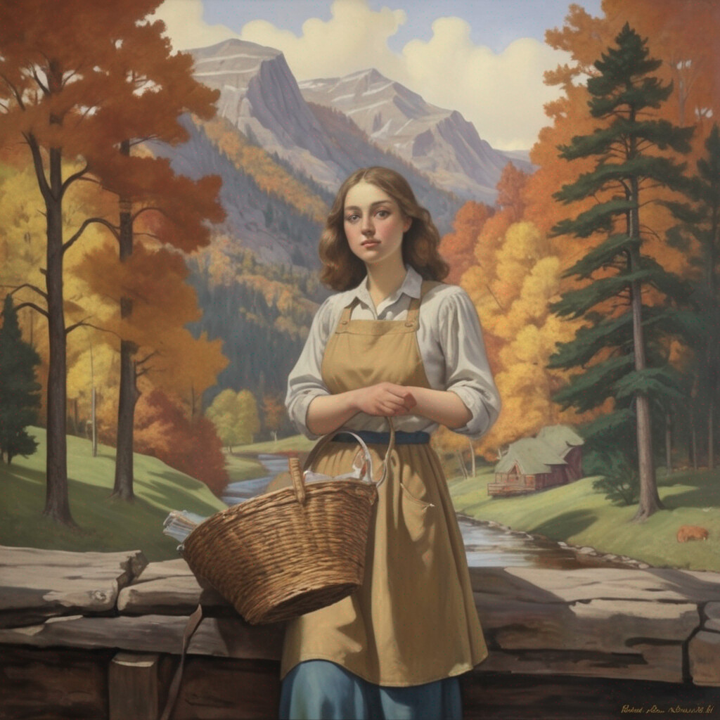 ArtStation - American Regionalism Art Painting