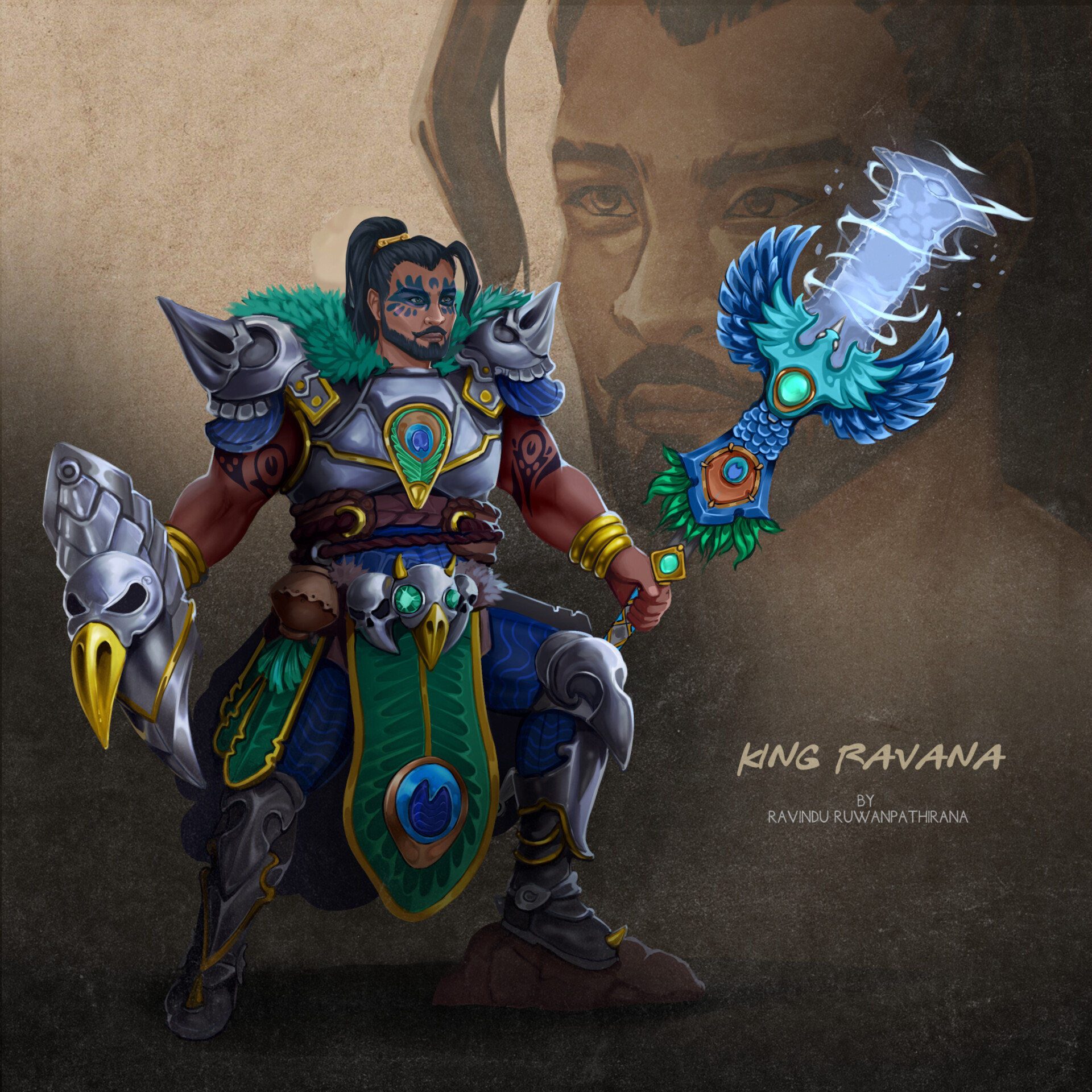 ArtStation - King Ravana