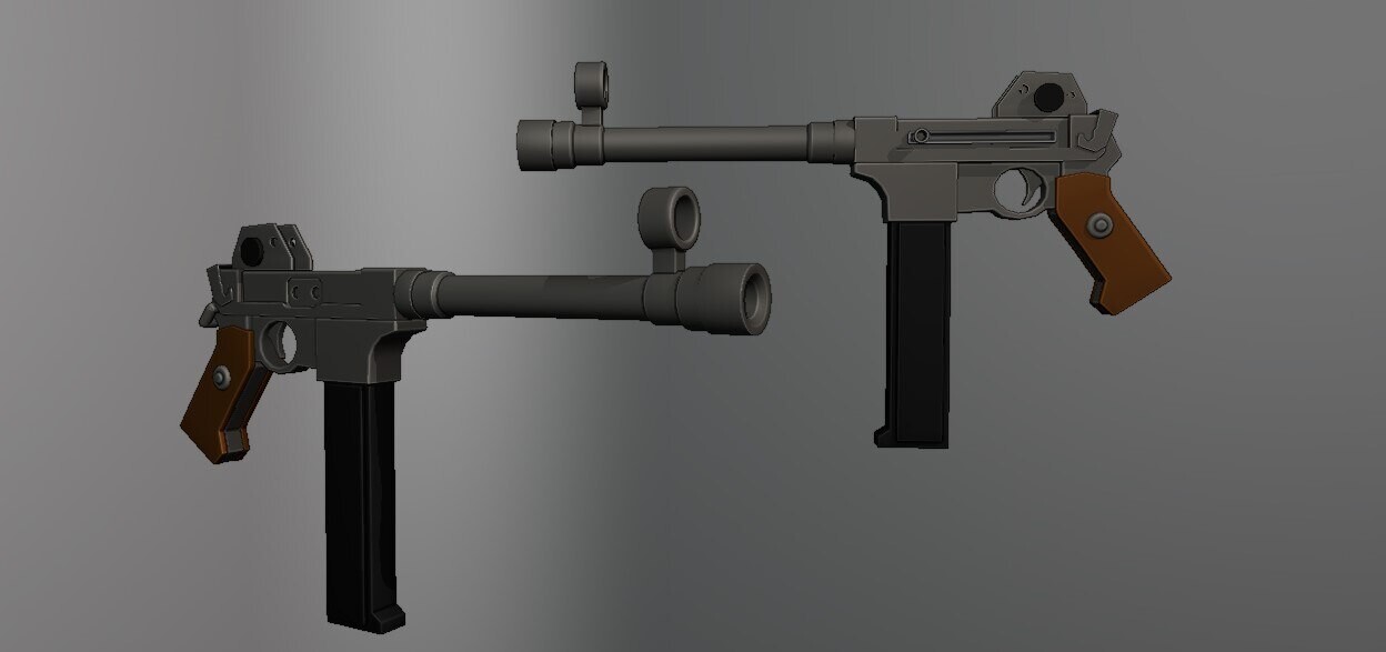 ArtStation - TF2 sniper side weapon