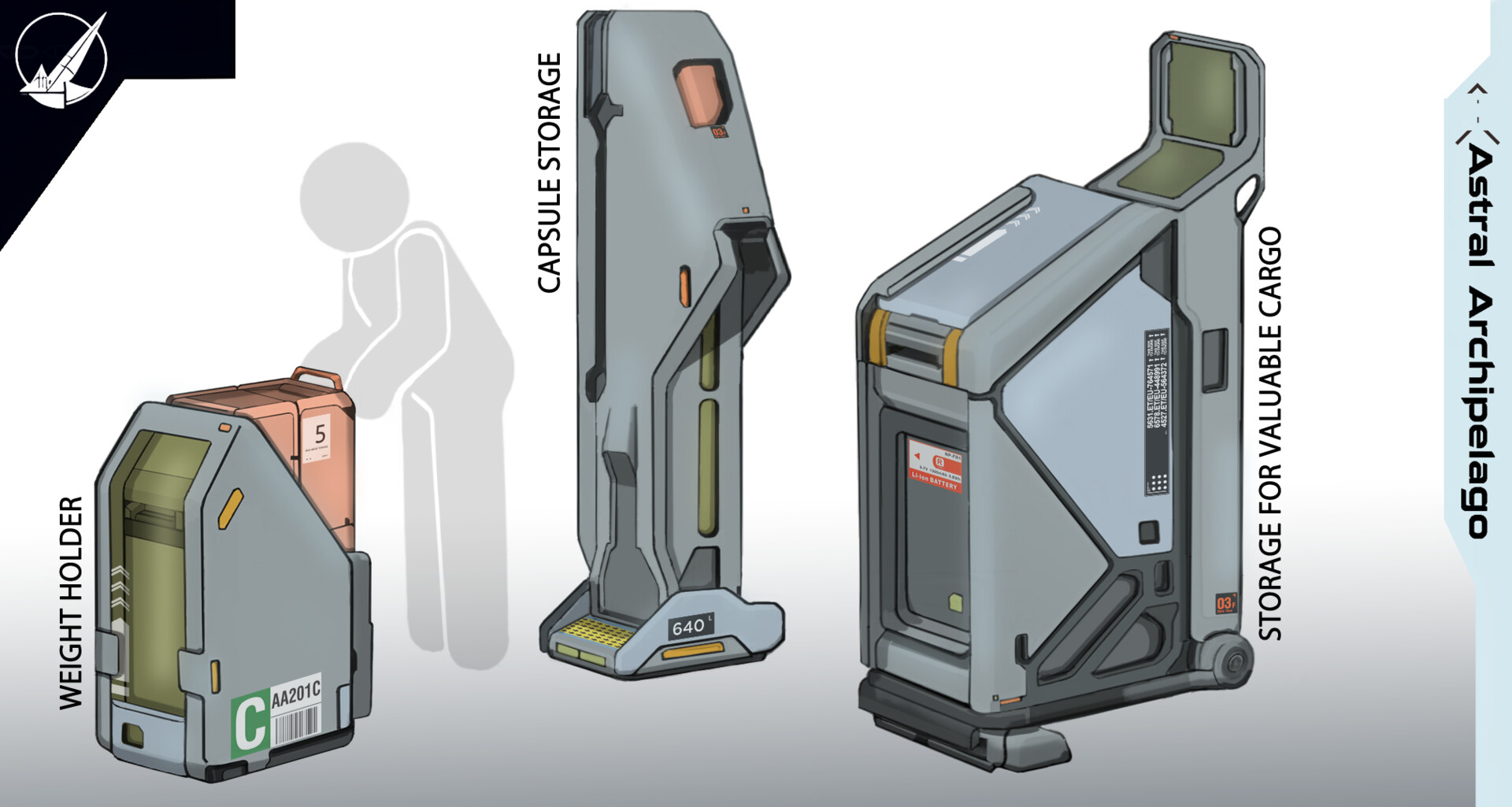 ArtStation - 3 types of storage