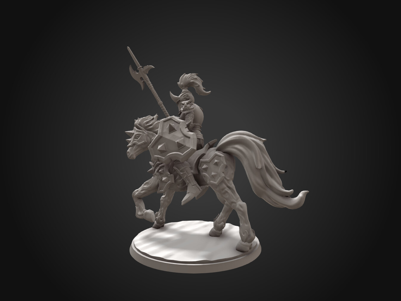 ArtStation - Model 3D chevalier