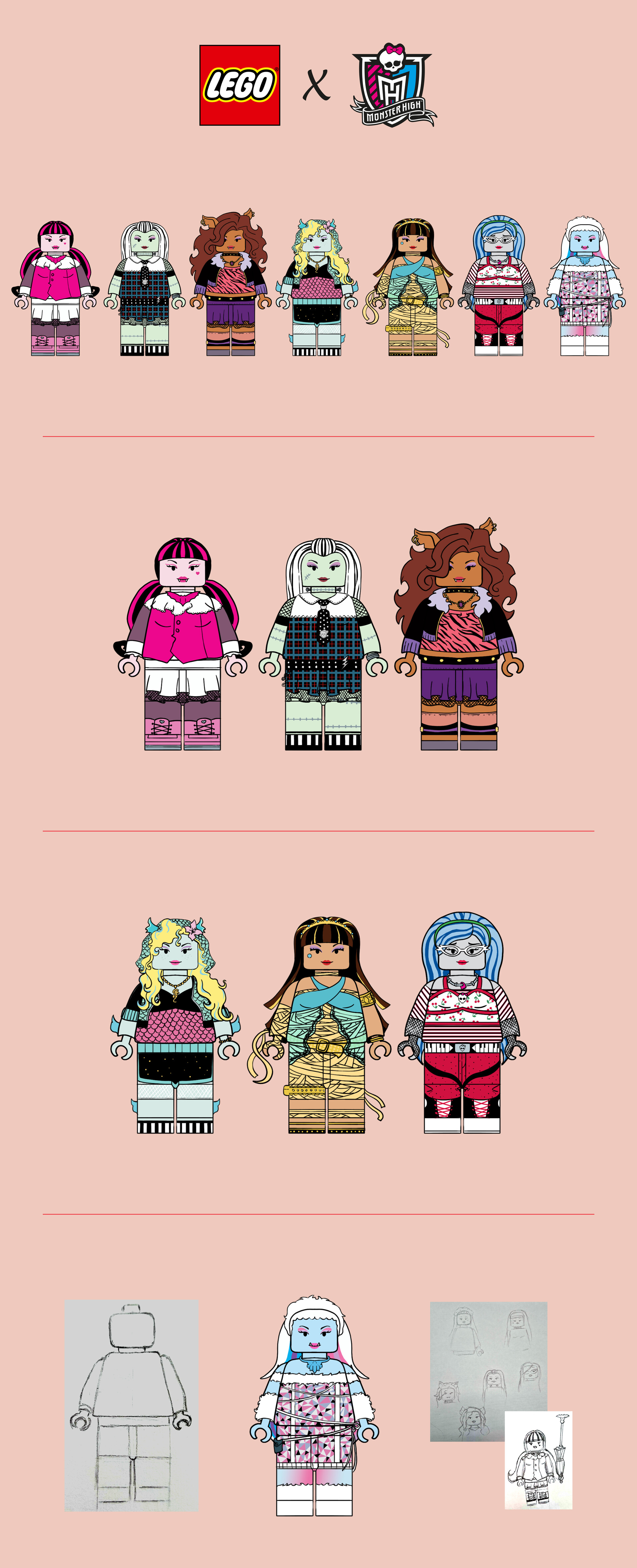 ArtStation - LEGO X Monster High
