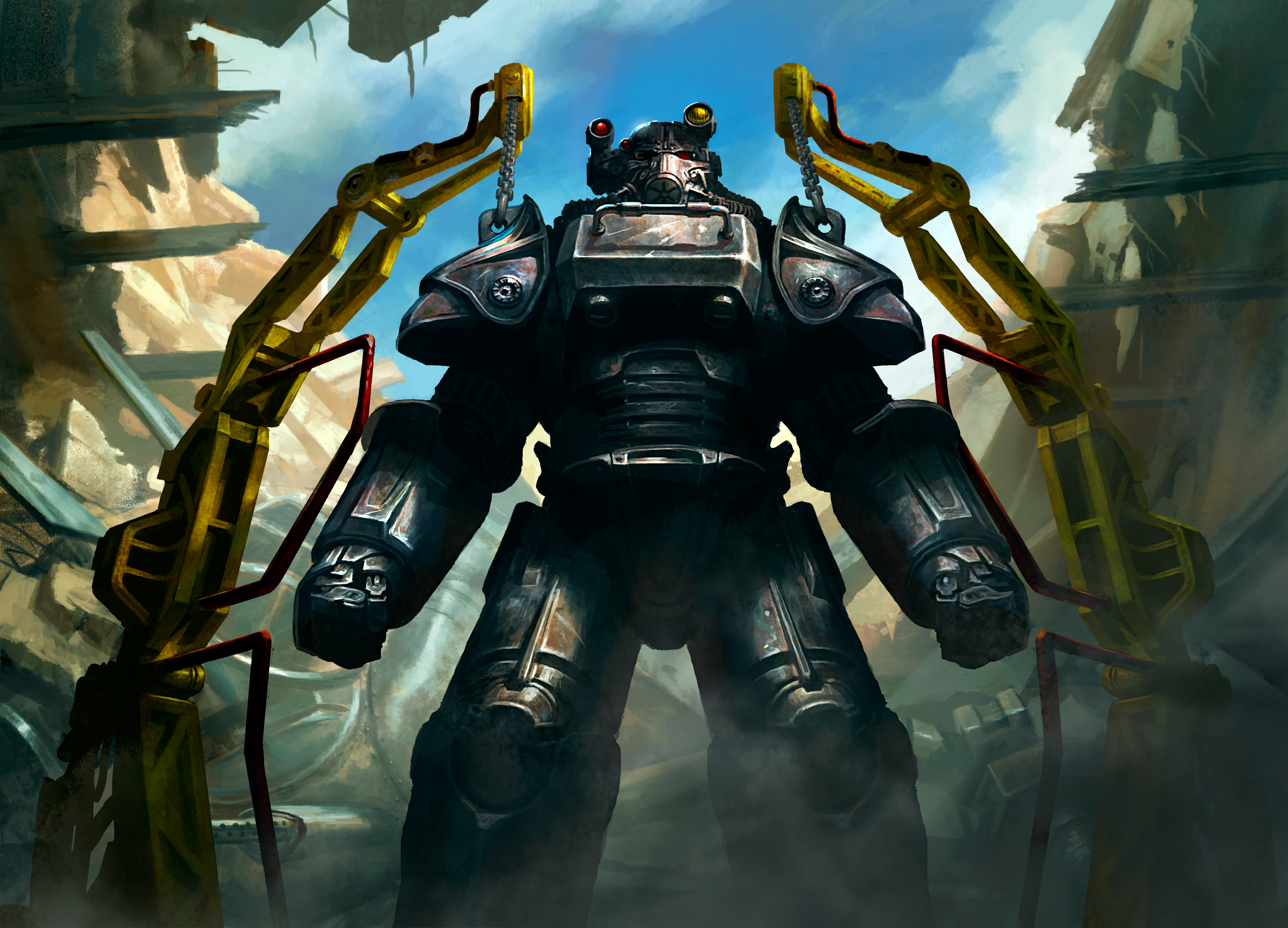 T 45 Power Armor By Diego Gisbert Llorens Rimaginaryarmor
