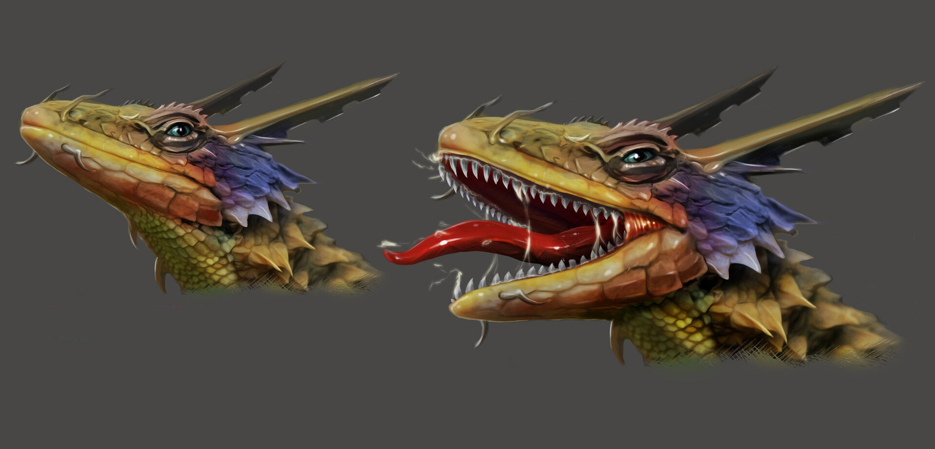 ArtStation - Lizard Creature Concept