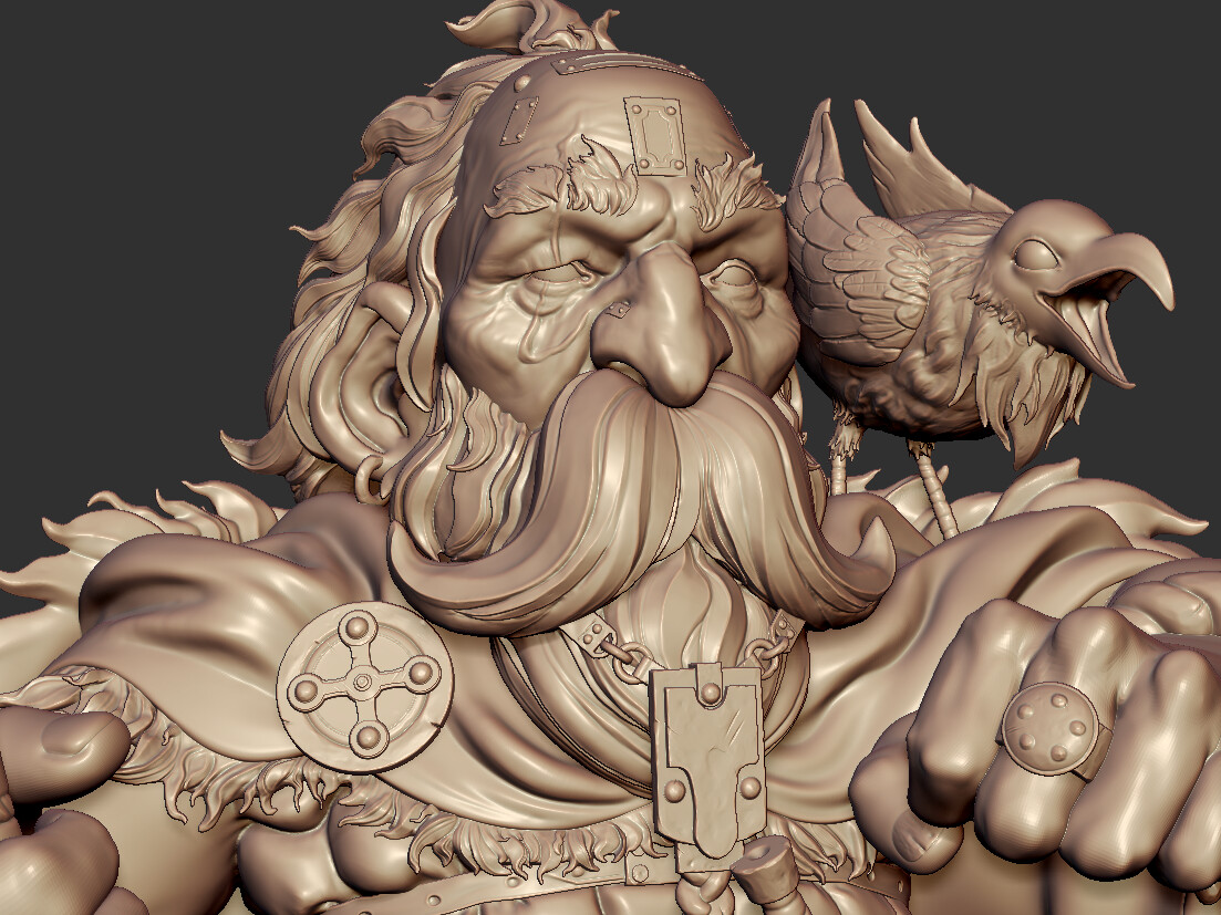ArtStation - Stylized Dwarf Wizard