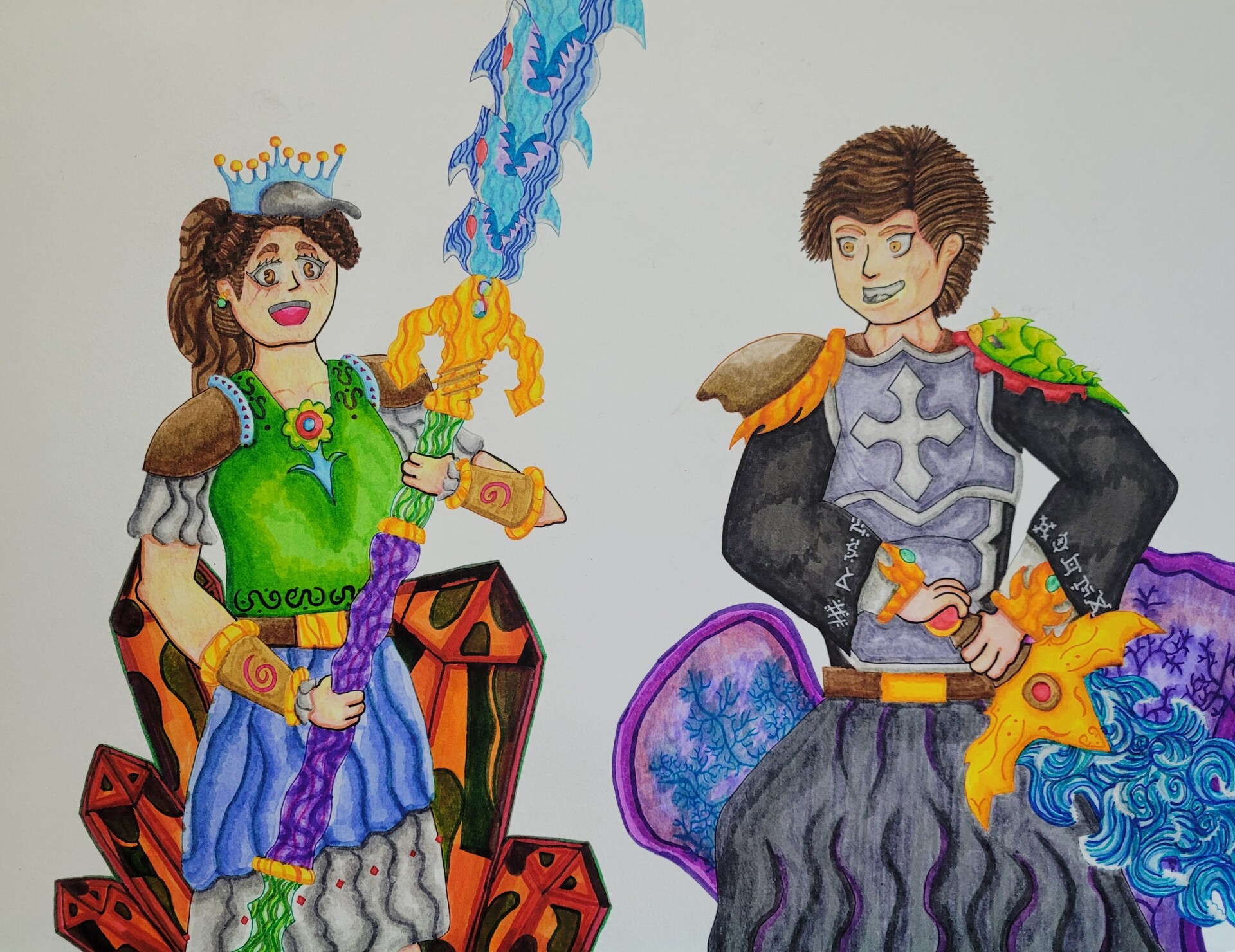 ArtStation - James & Mara's wedding card