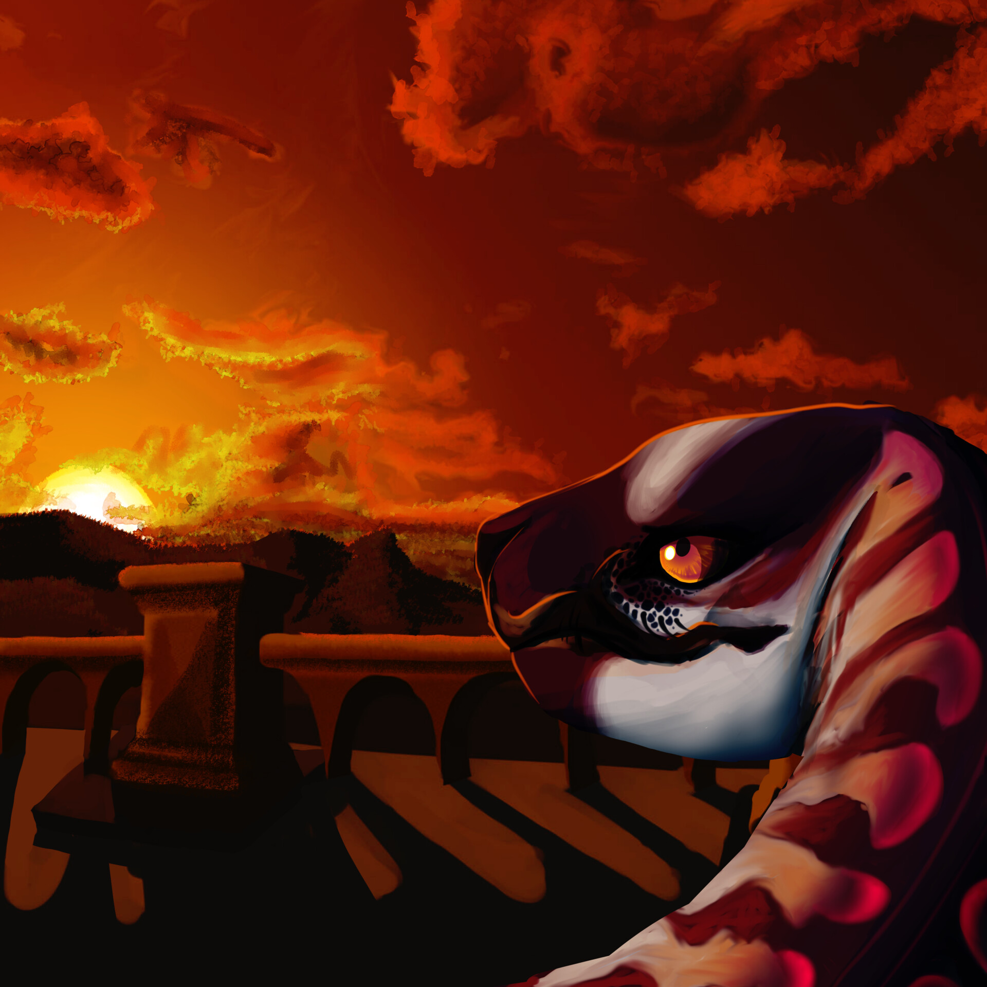 ArtStation - UNTAMED Sunset Terrace