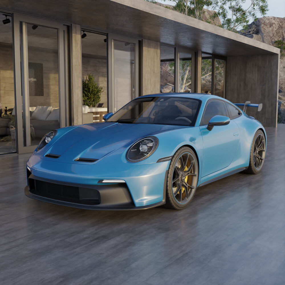 ArtStation - Car Render In Blender