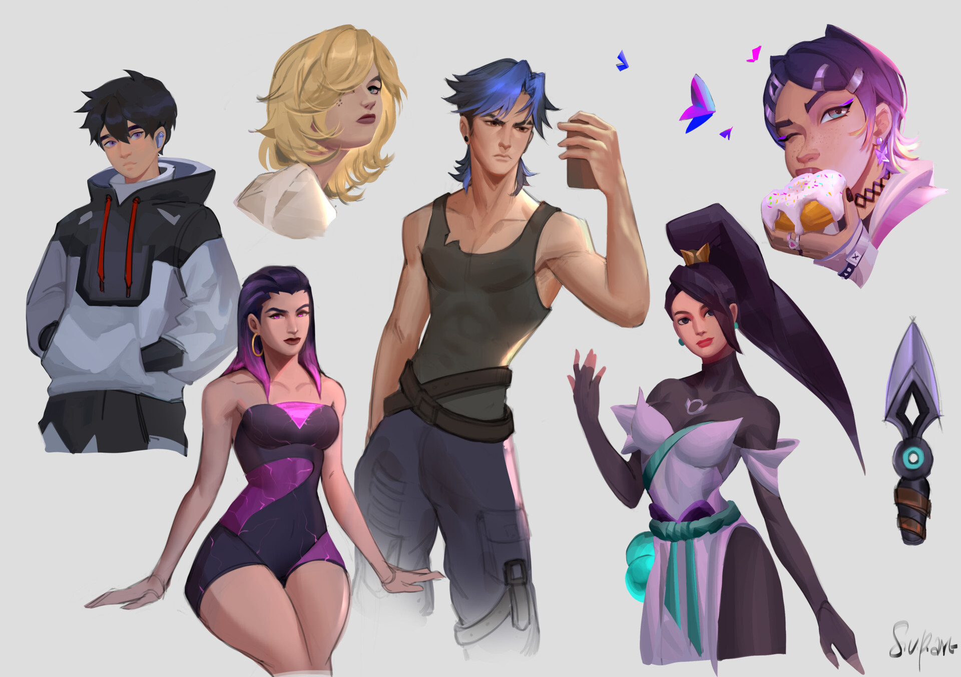 ArtStation - Valorant agents