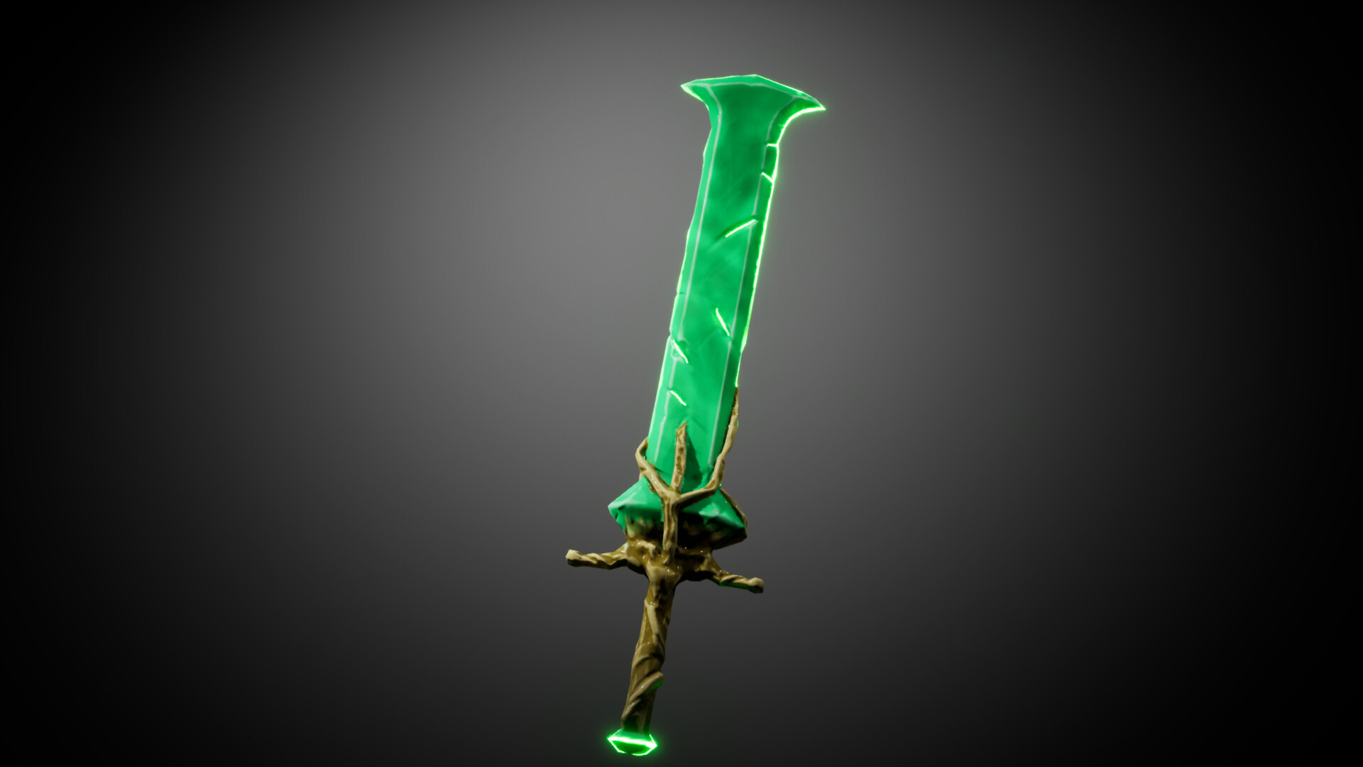 ArtStation - 3D Emerald Sword