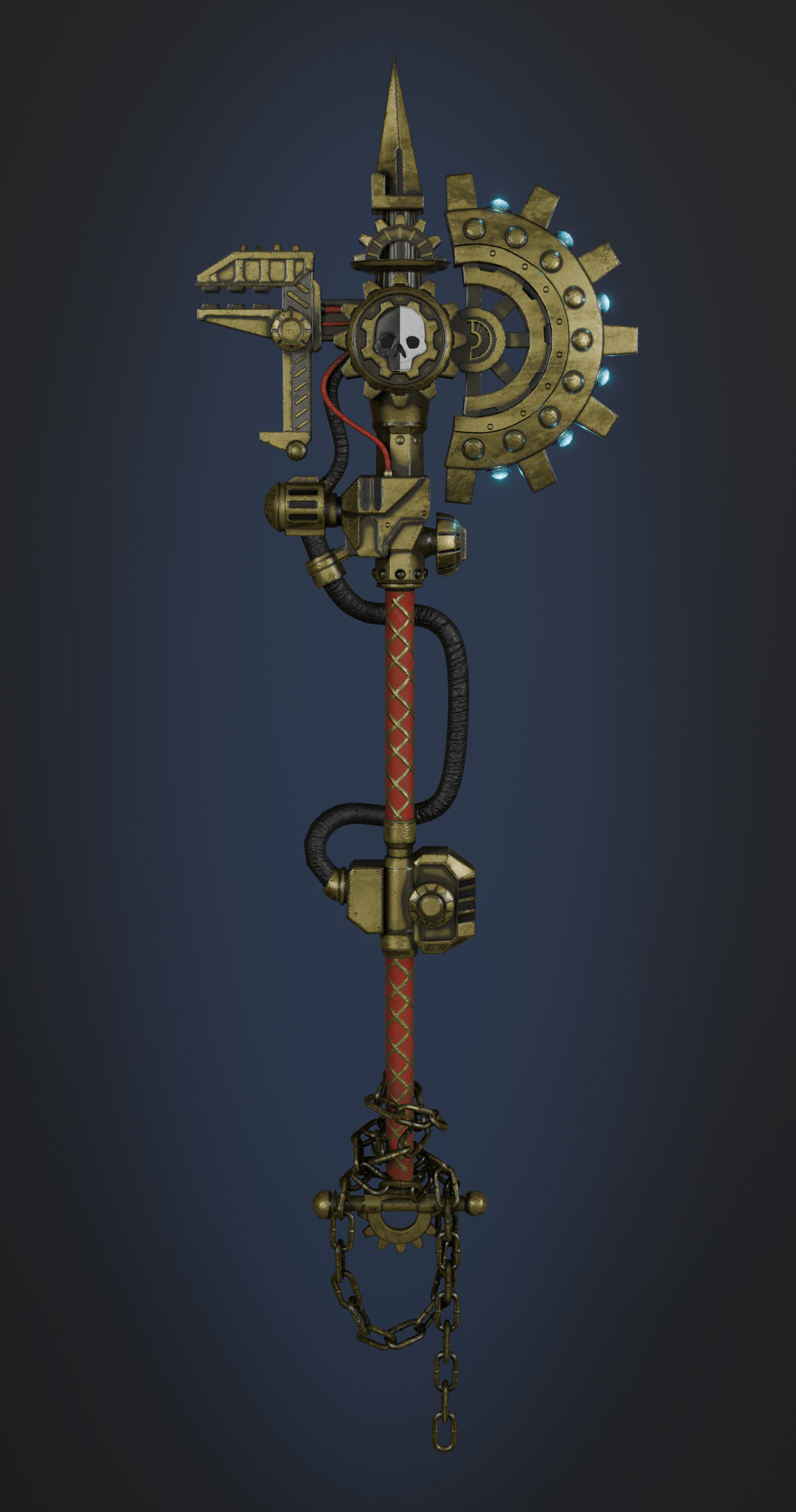 ArtStation - The Mechanicus axe (Warhammer 40k)