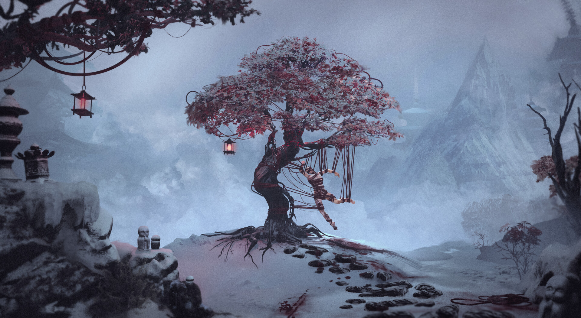 ArtStation - Japanese tree
