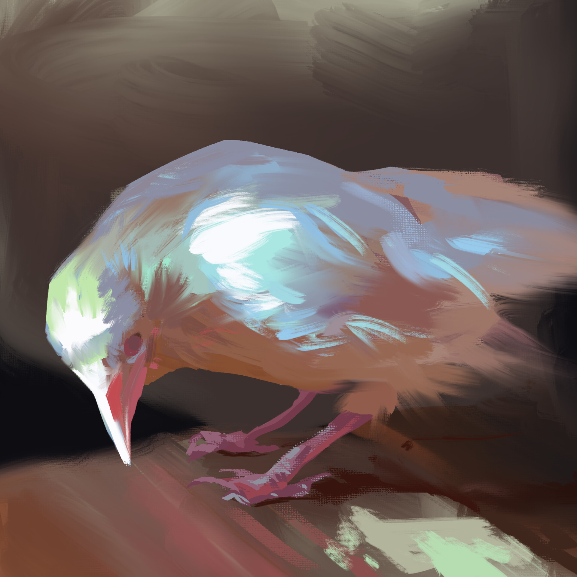 ArtStation - shiny hoot (study)