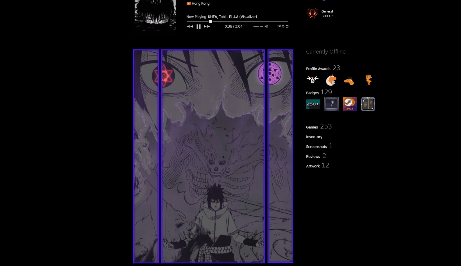 ArtStation - Sasuke Uchiha Steam Artwork