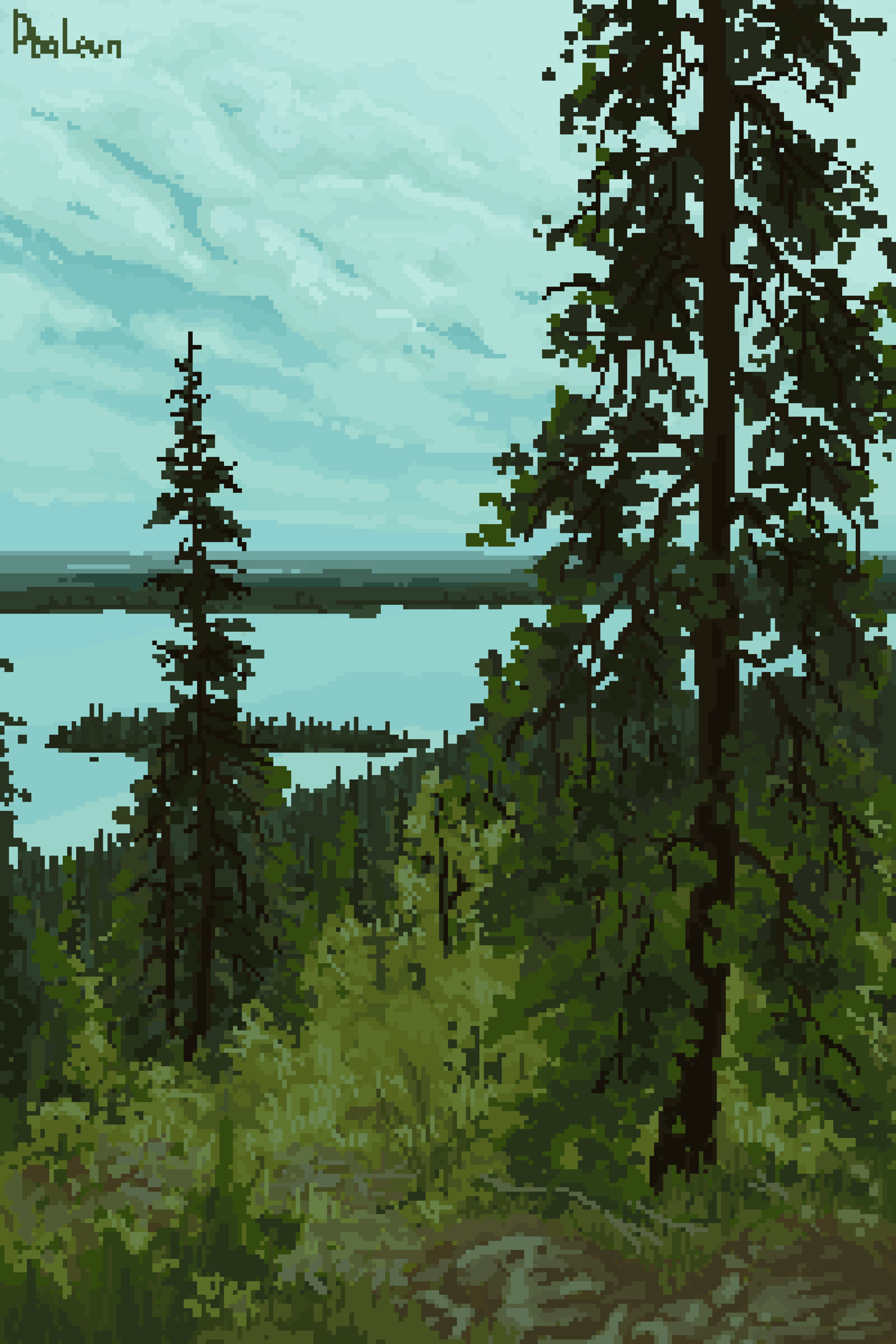 ArtStation - Pine Trees