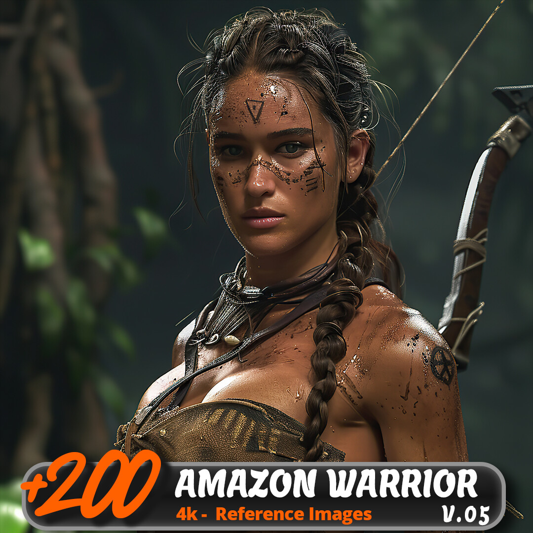 ArtStation - AMAZON WARRIOR VOL. 05/ 4K/ Reference Image